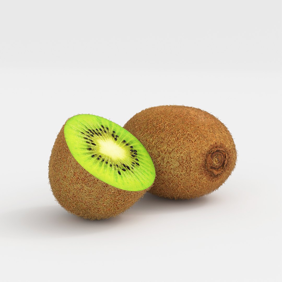 3D Realistic Kiwi Fruit Model - TurboSquid 1418906