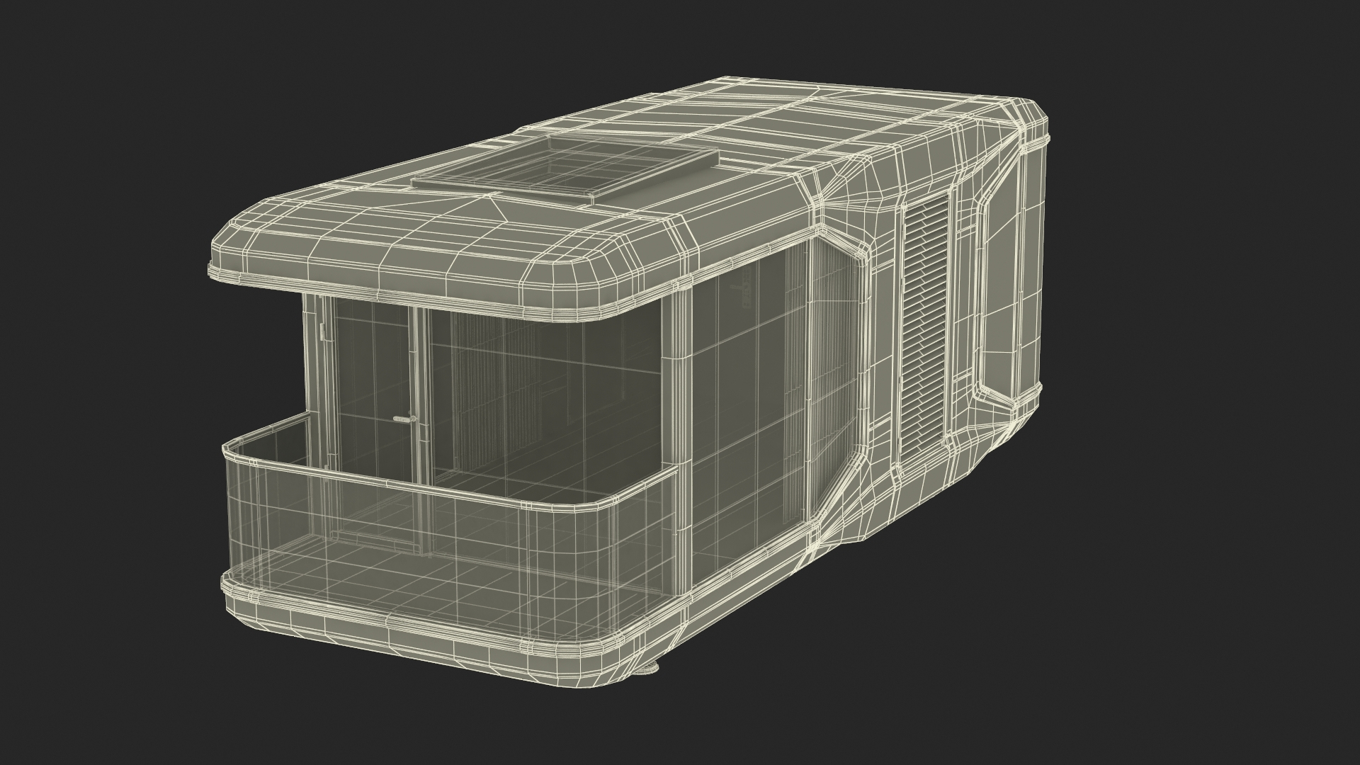 Futuristic Modular Home Design 3D Model - TurboSquid 2352669