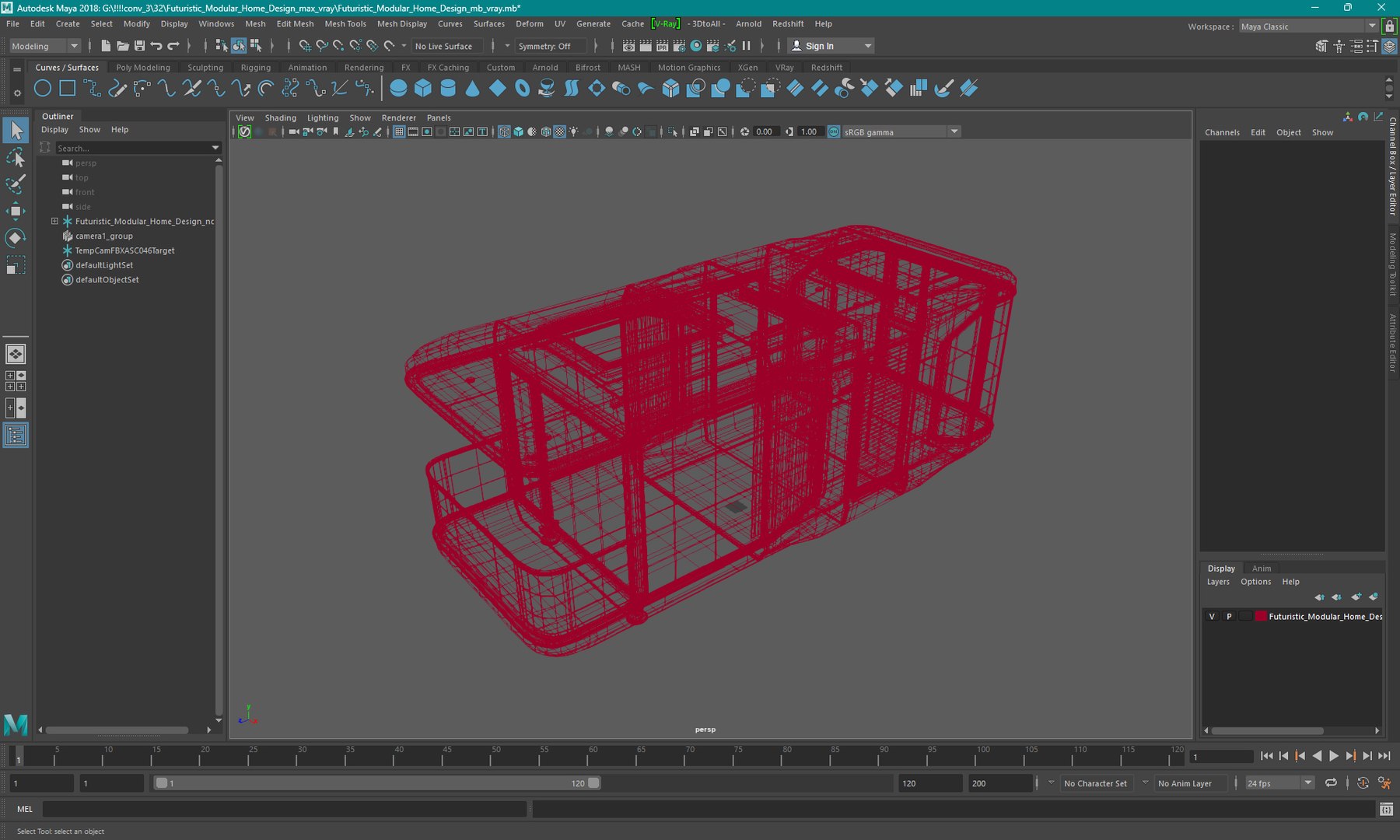 Futuristic Modular Home Design 3D Model - TurboSquid 2352669