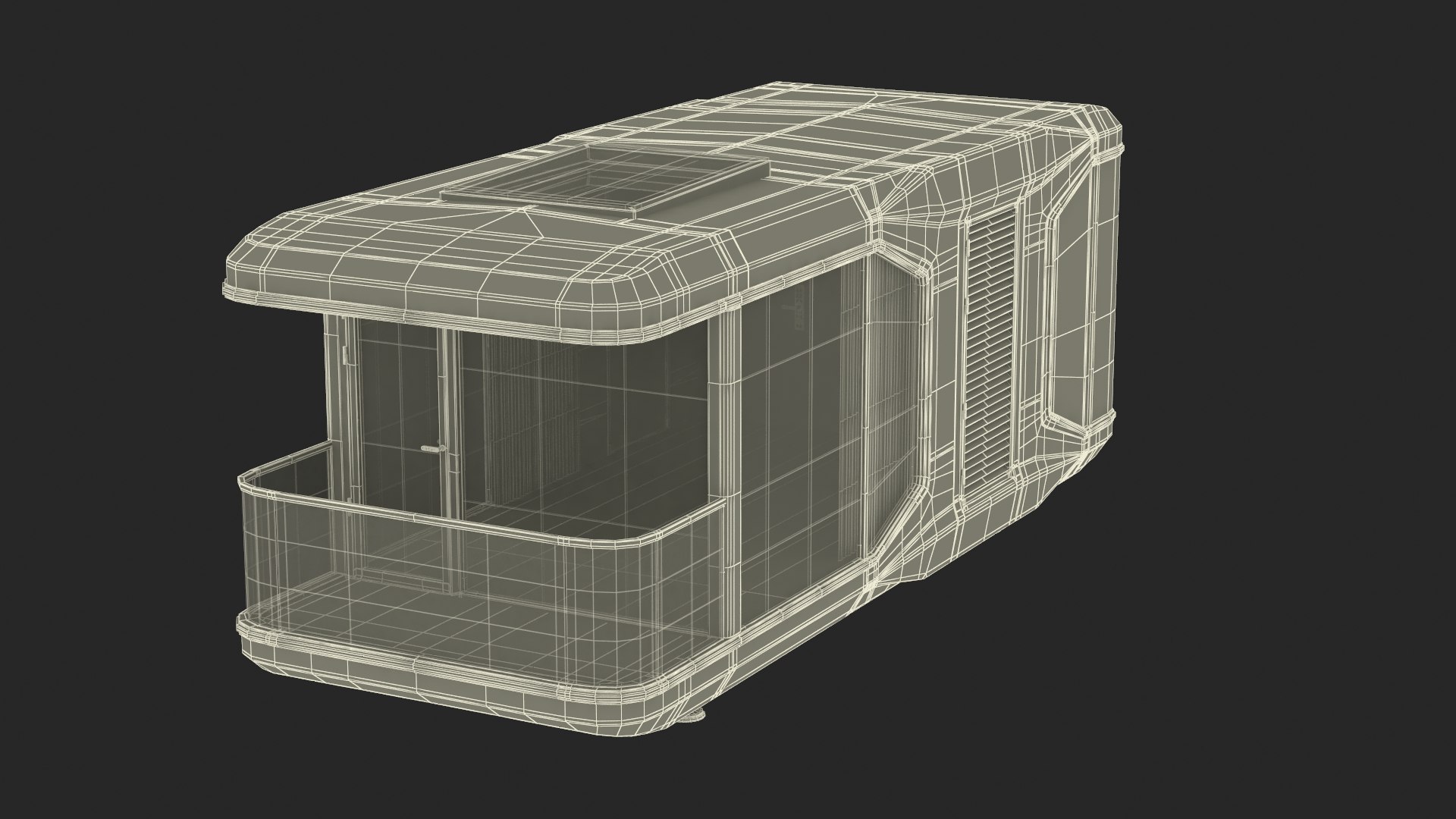 Futuristic Modular Home Design 3D Model - TurboSquid 2352669
