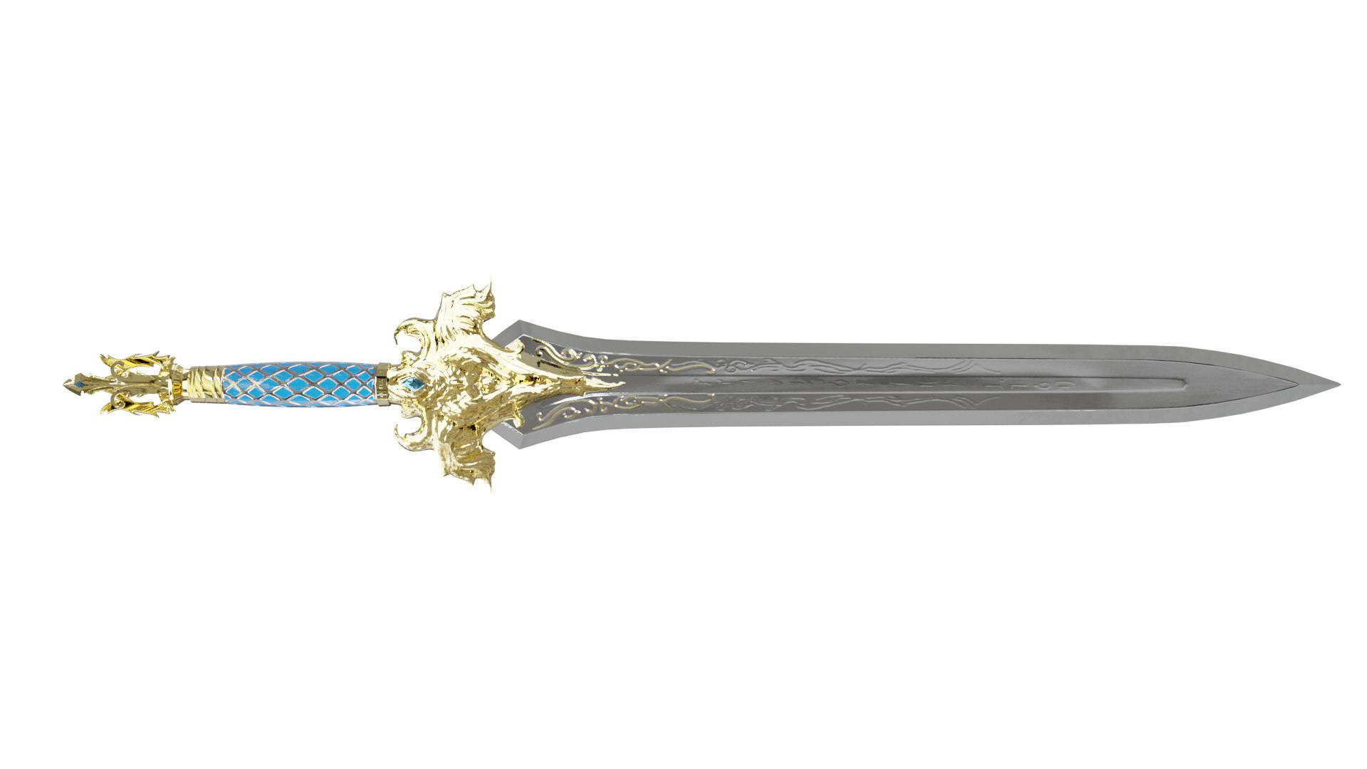3D Lion Sword - TurboSquid 2126444
