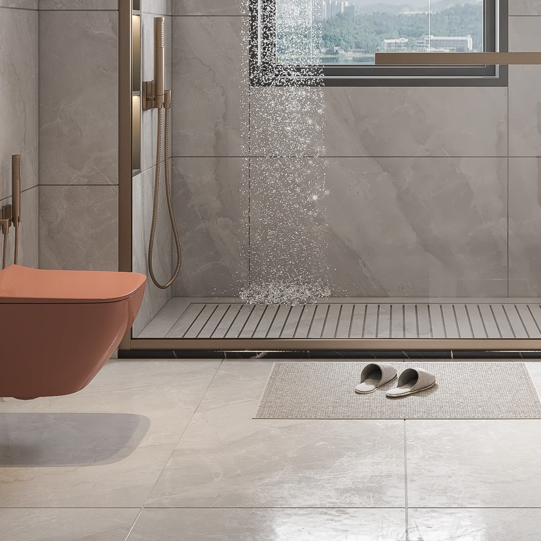 Modern bathroom model 3D model - TurboSquid 2056419