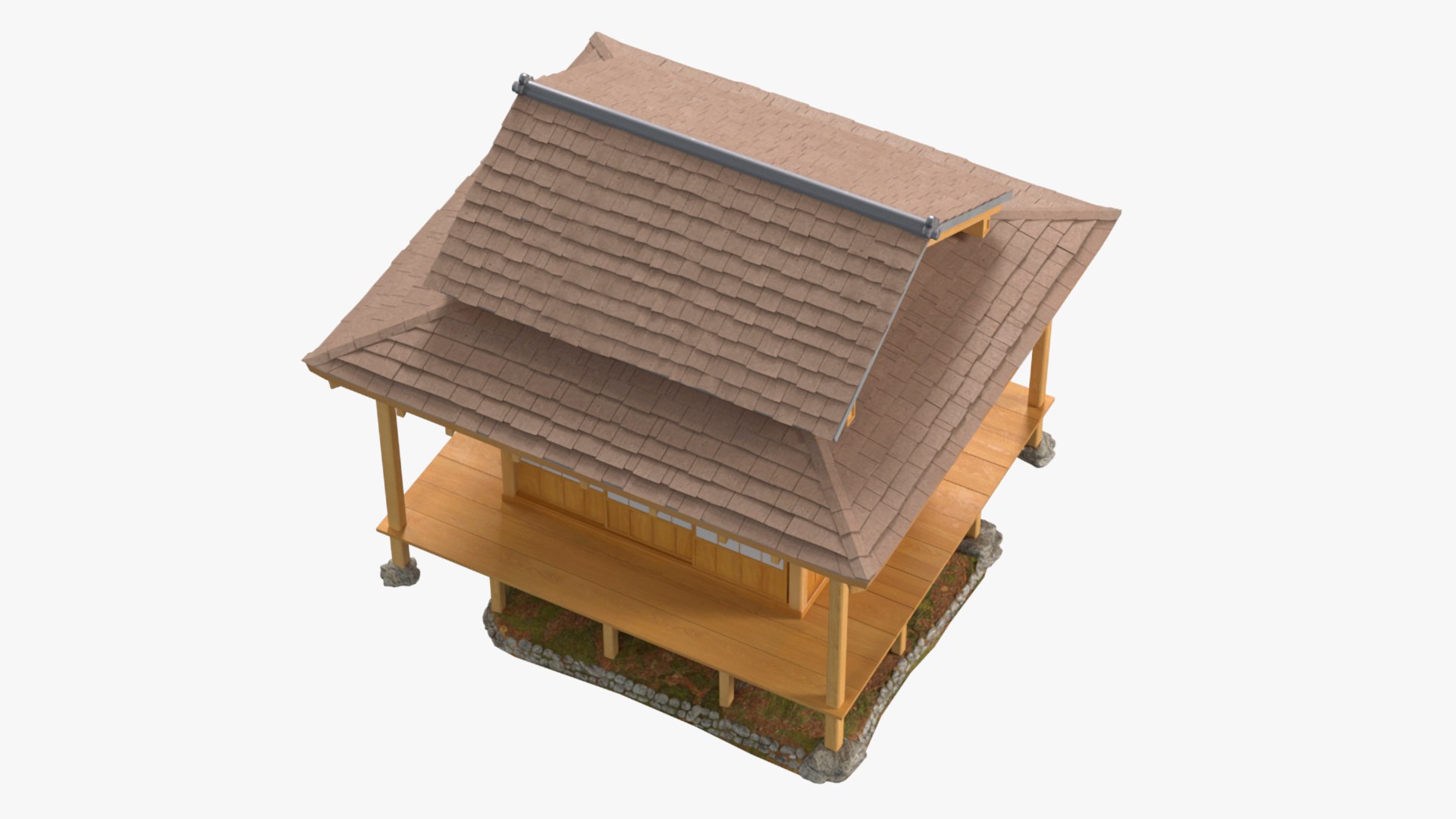 3D Japanese Man Having Tea In Traditional Tea House Model - TurboSquid ...