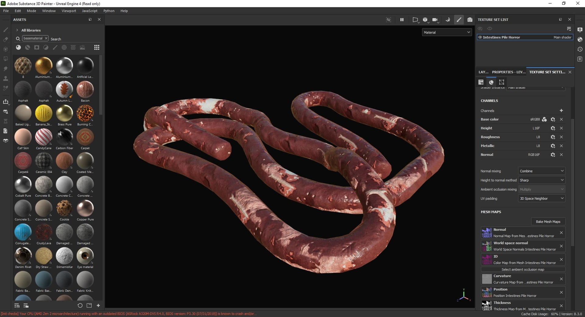 Intestines Pile Horror 3D Model - TurboSquid 2116185