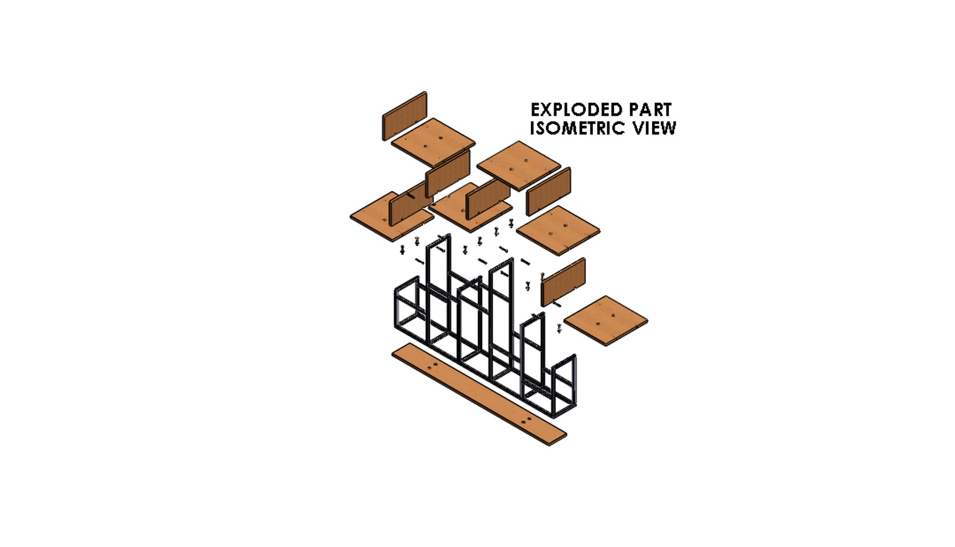 Solidworks Shelf Assembly Parts 3d 3ds