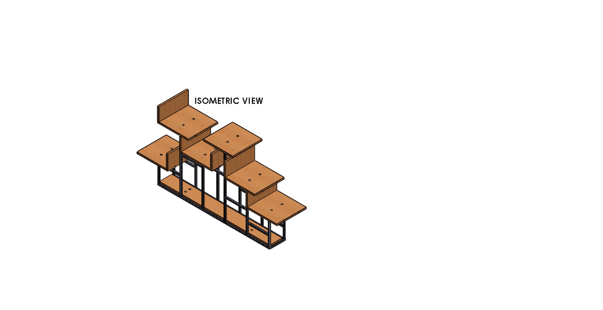 Solidworks Shelf Assembly Parts 3d 3ds