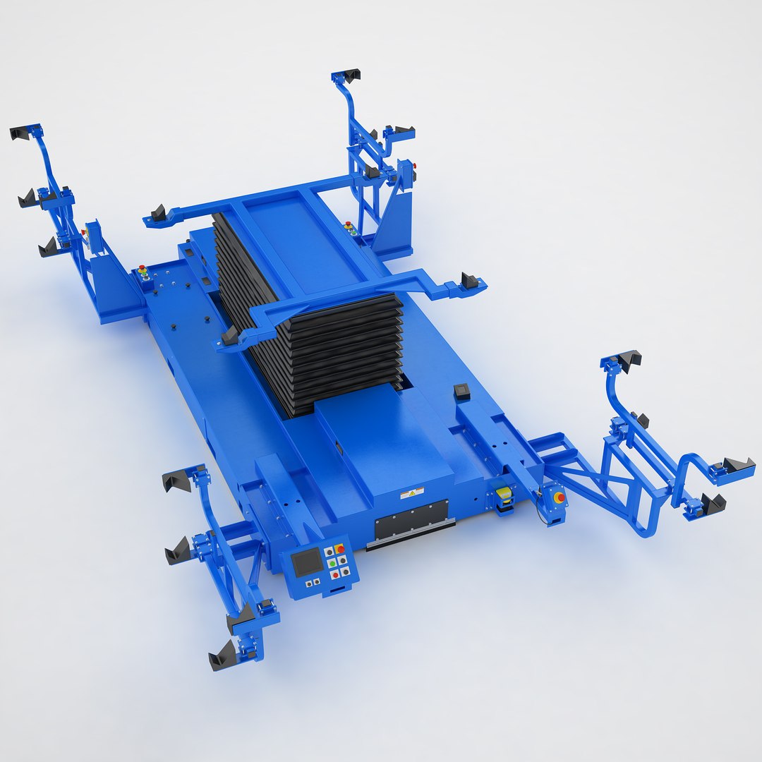 3D Factory Car Electric Trolley 03 Model - TurboSquid 1900067