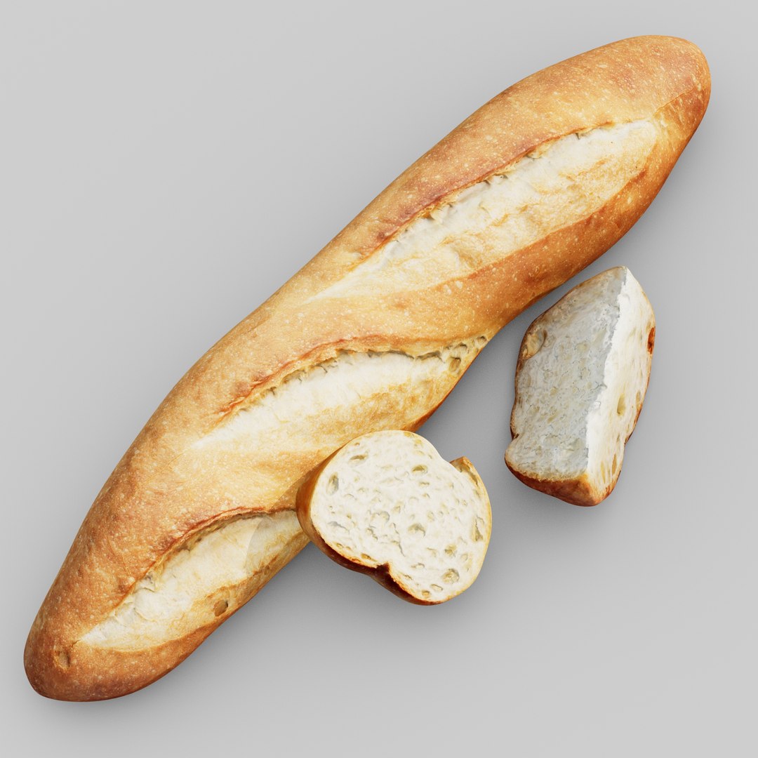 Baguette Model - TurboSquid 1892570