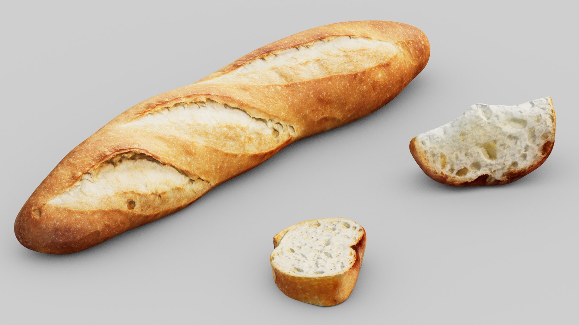 Baguette Model - TurboSquid 1892570