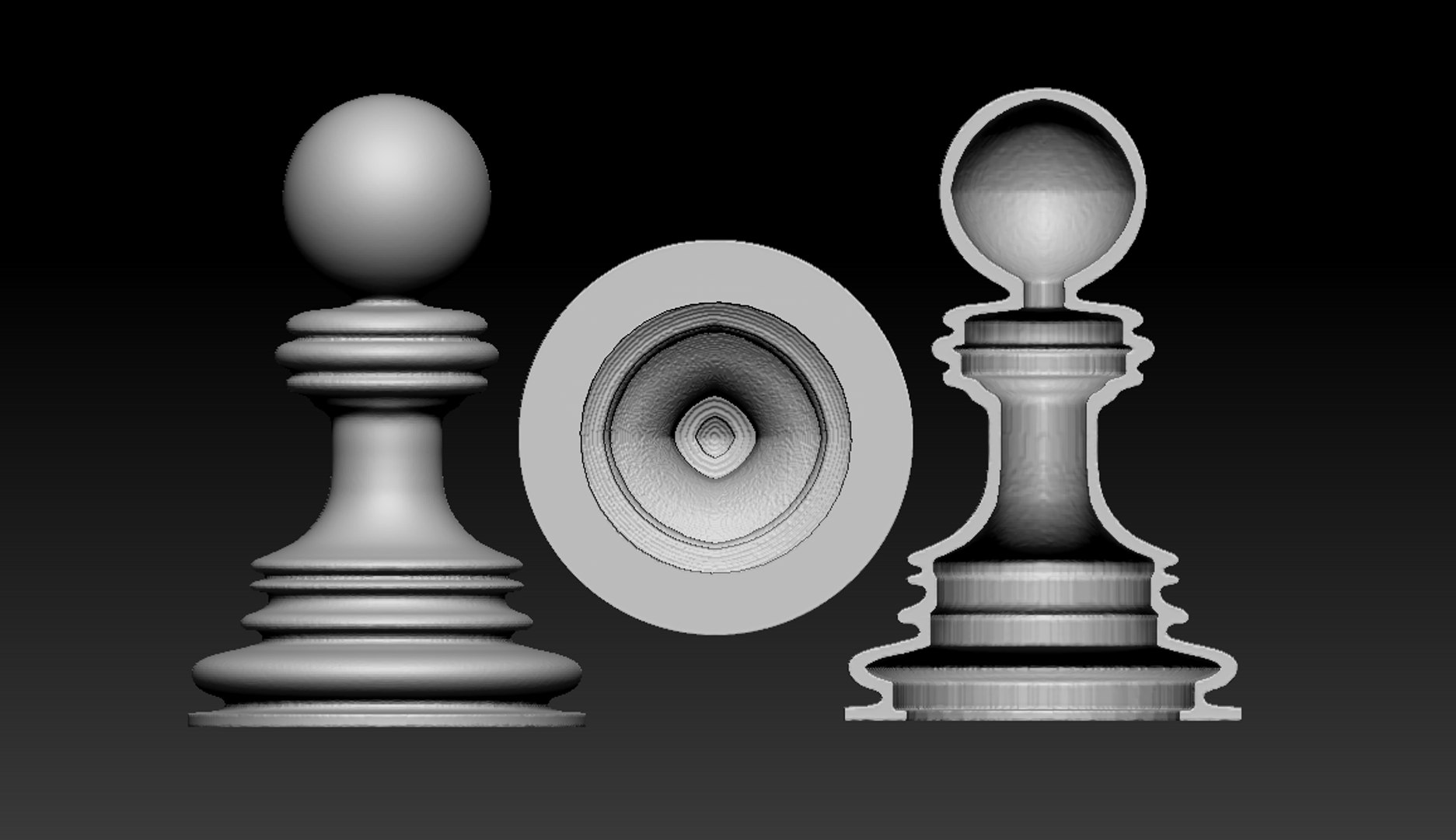 3D Chess Set - TurboSquid 1603066