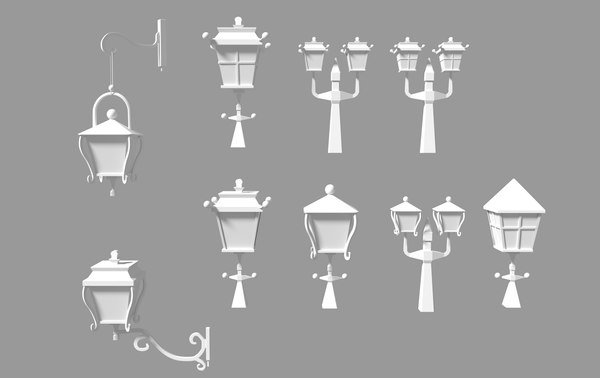 3D Lanterns - TurboSquid 2002665