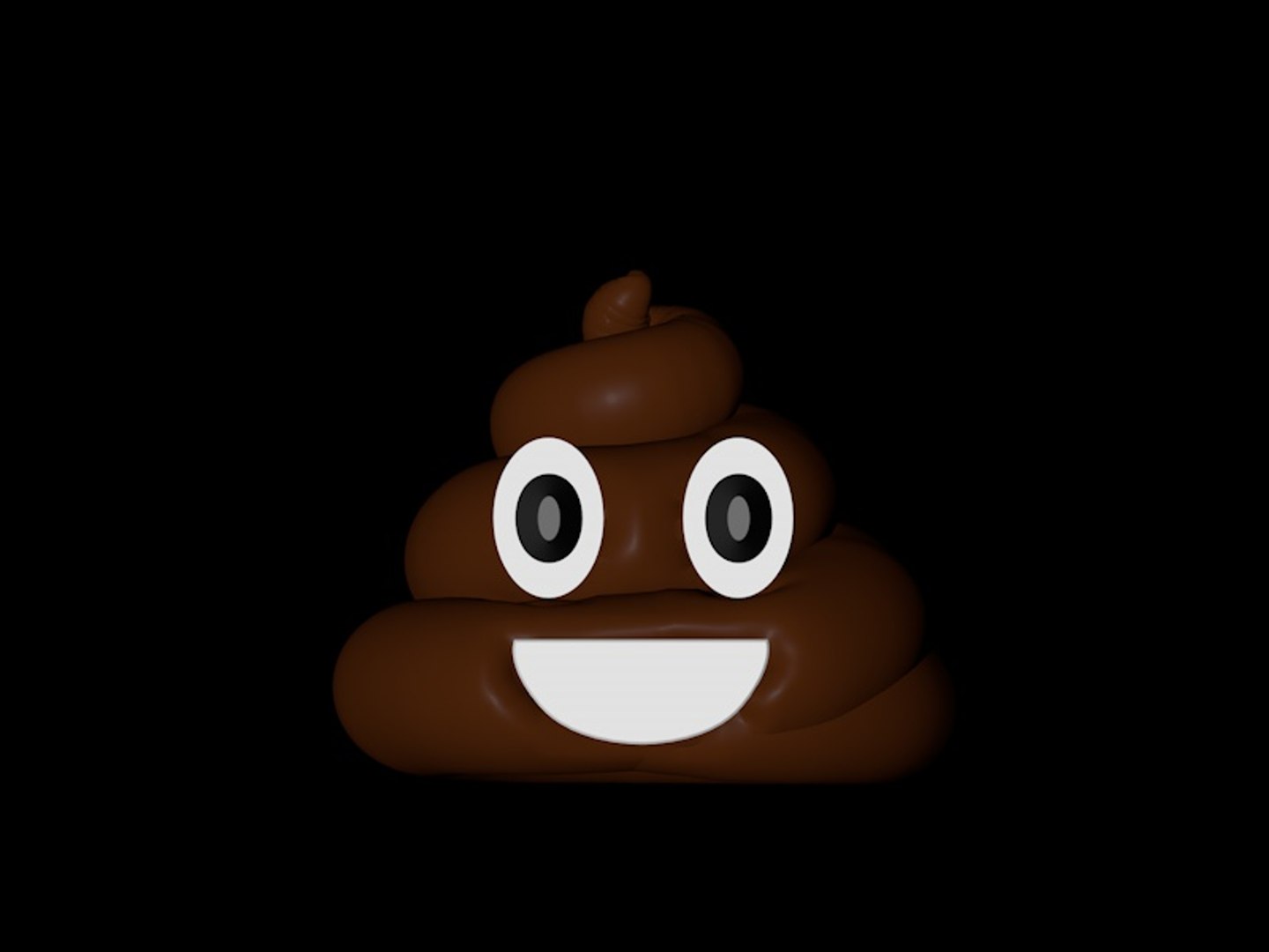 Poop Emoji 3D - TurboSquid 1295478