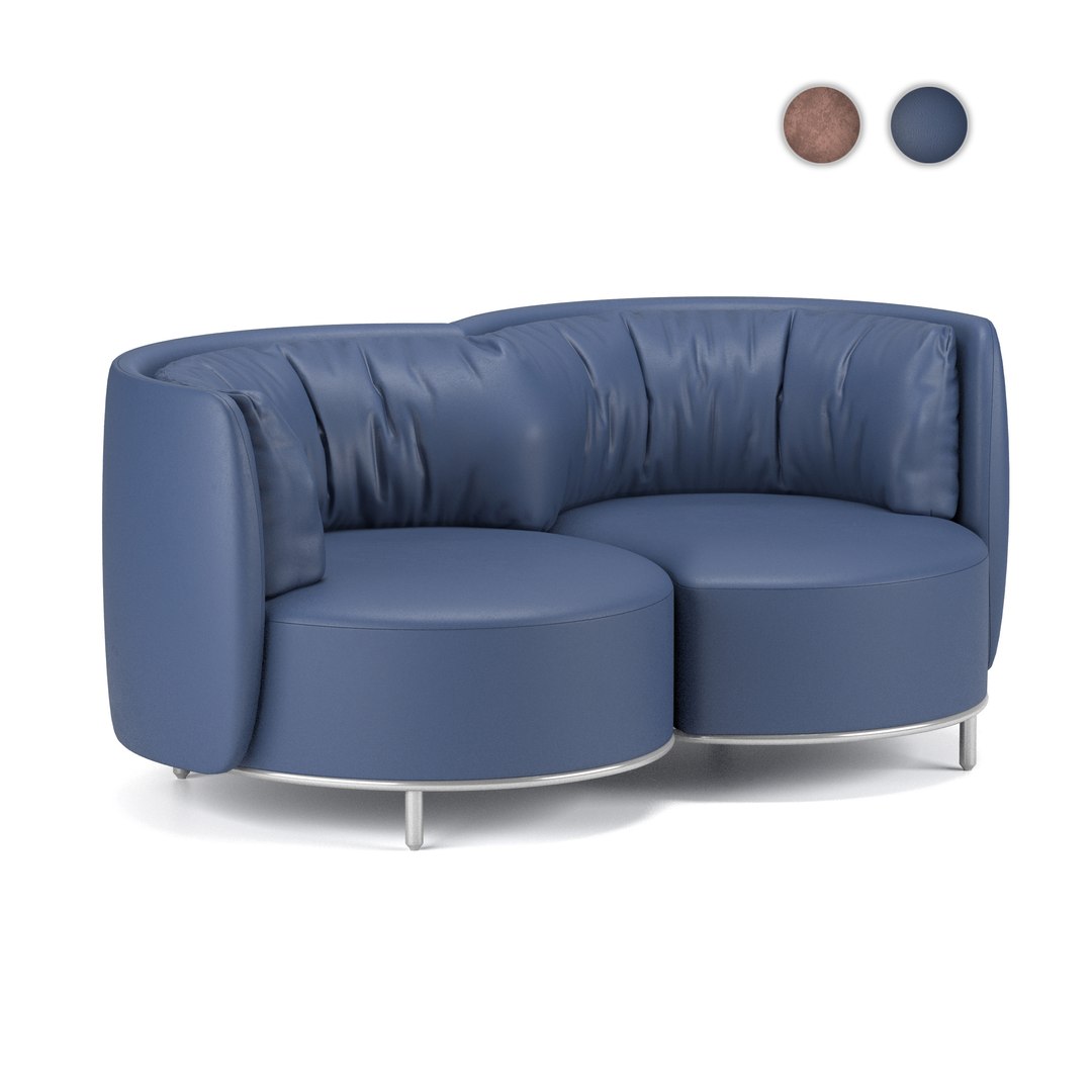 Sofa Wave, Natuzzi Italia 3D Model - TurboSquid 1721861