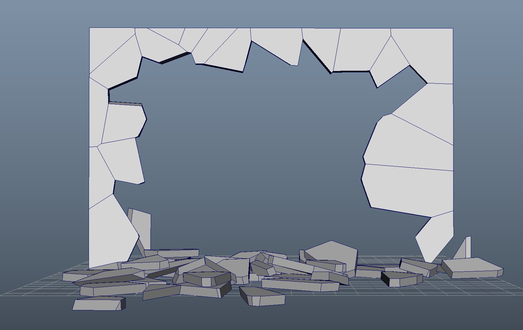 Wall Destruction 3D Model - TurboSquid 1402381