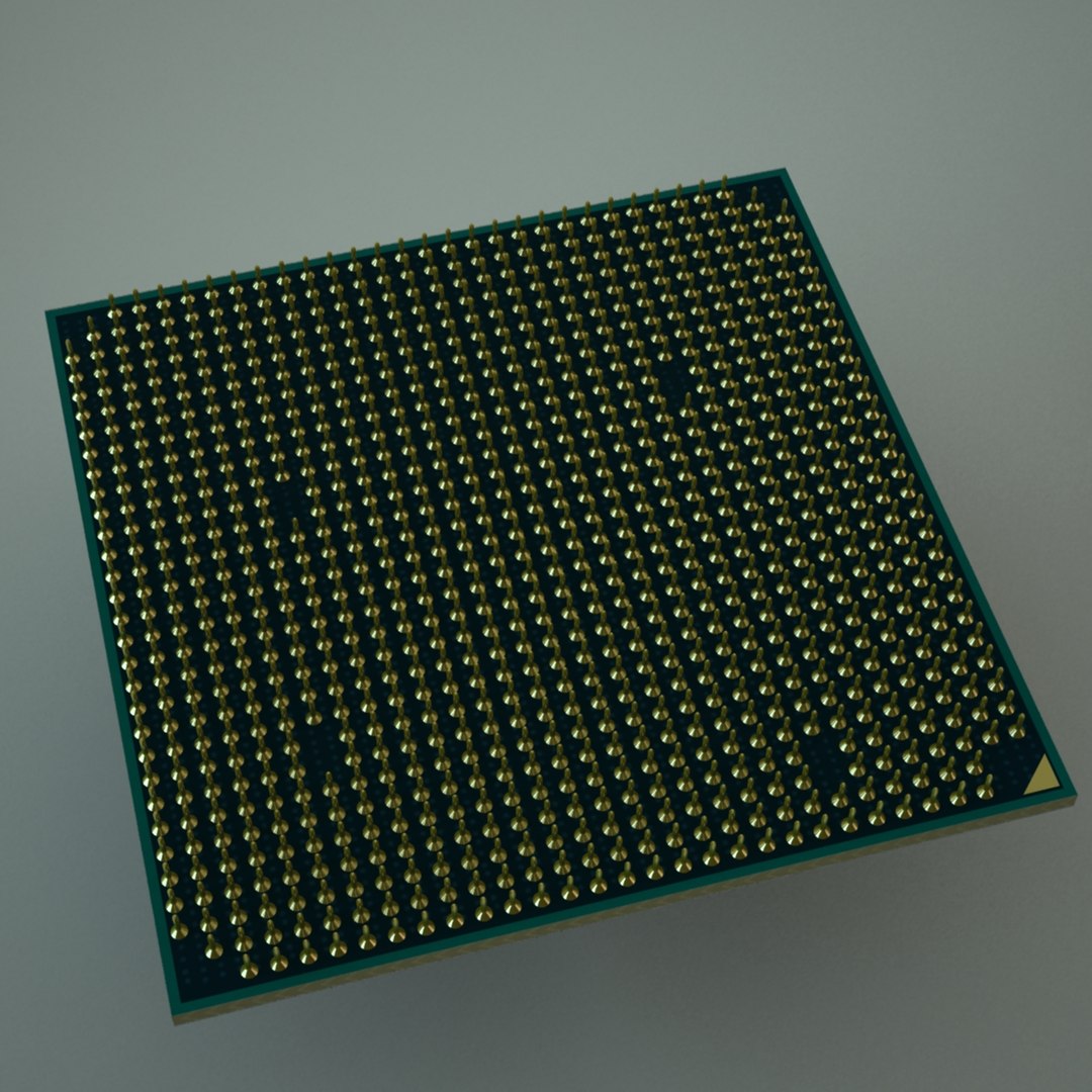 Amd Cpu 3d Model
