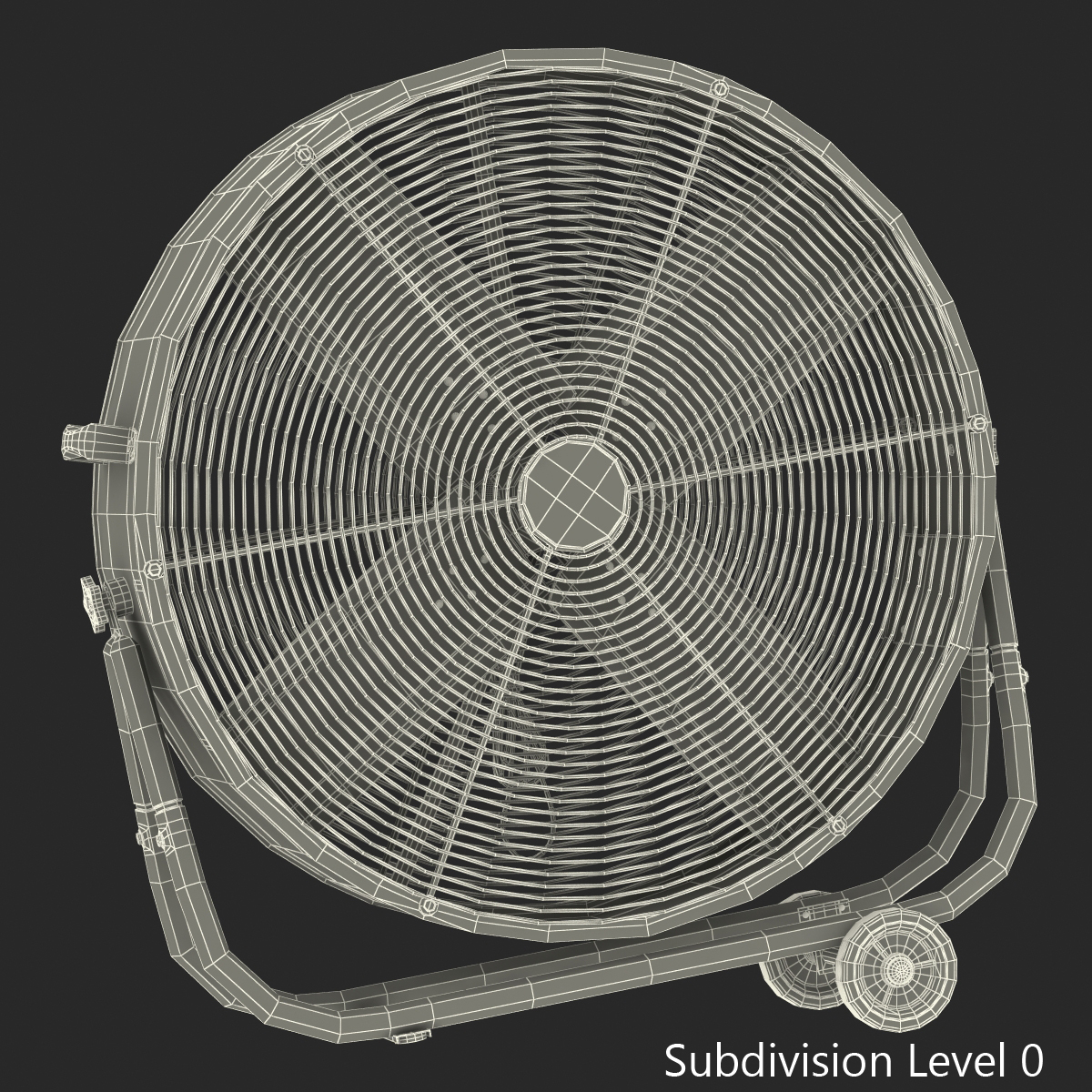 3d industrial fan