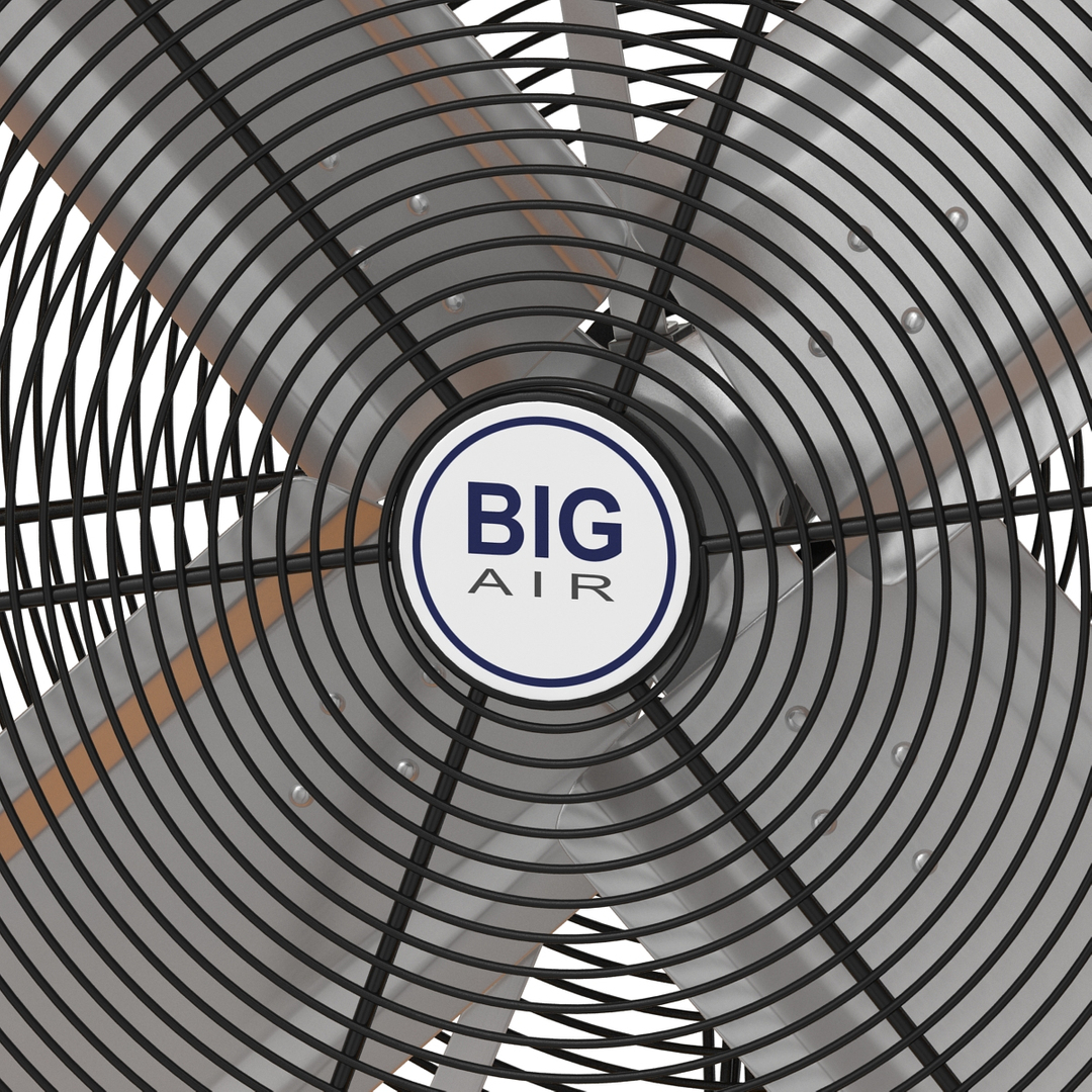 3d industrial fan