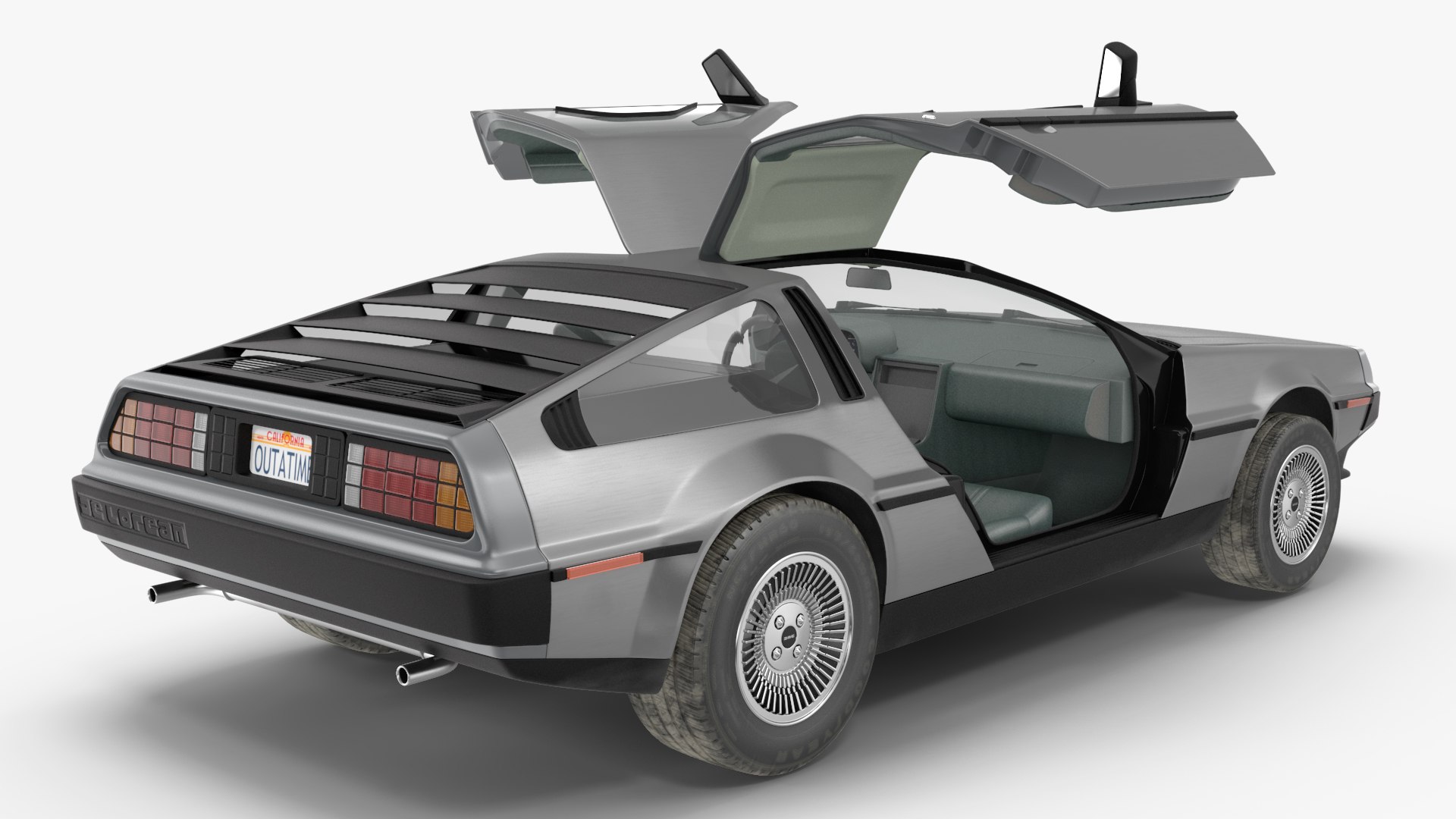 DeLorean DMC-12 Simple Interior 3D - TurboSquid 2070439