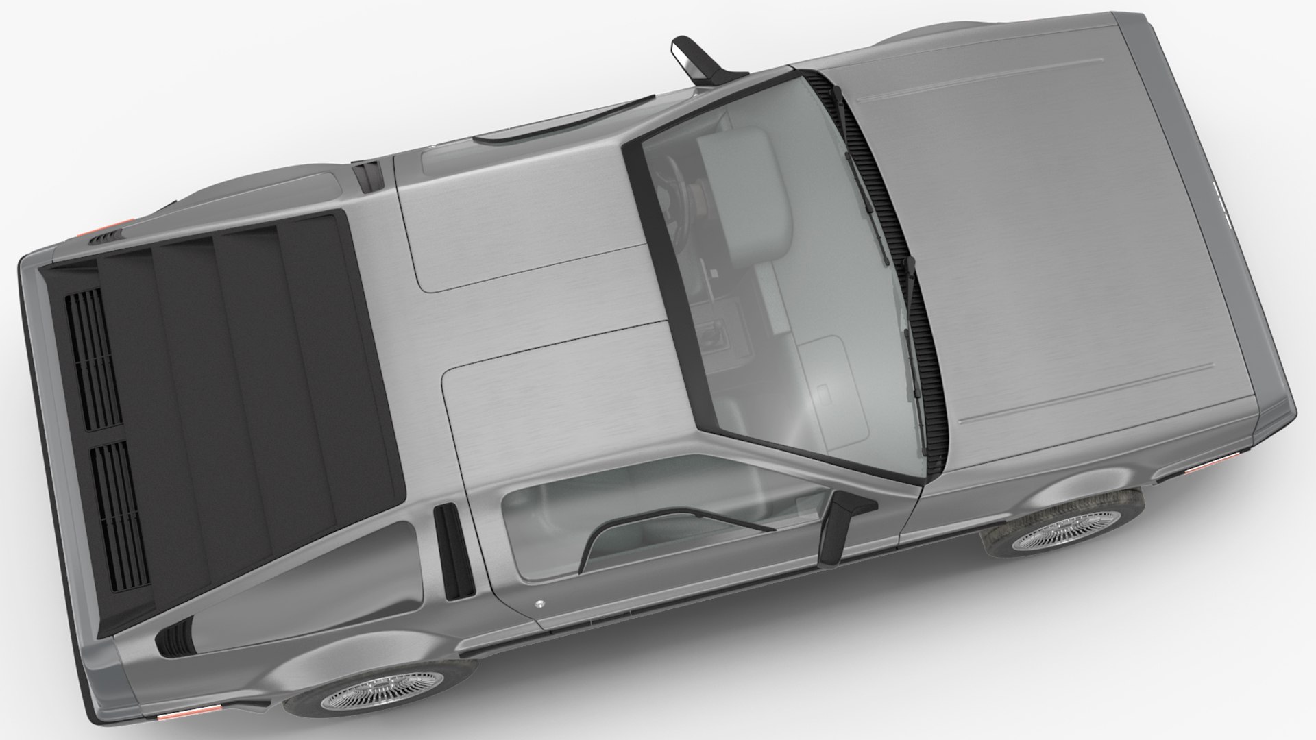 DeLorean DMC-12 Simple Interior 3D - TurboSquid 2070439