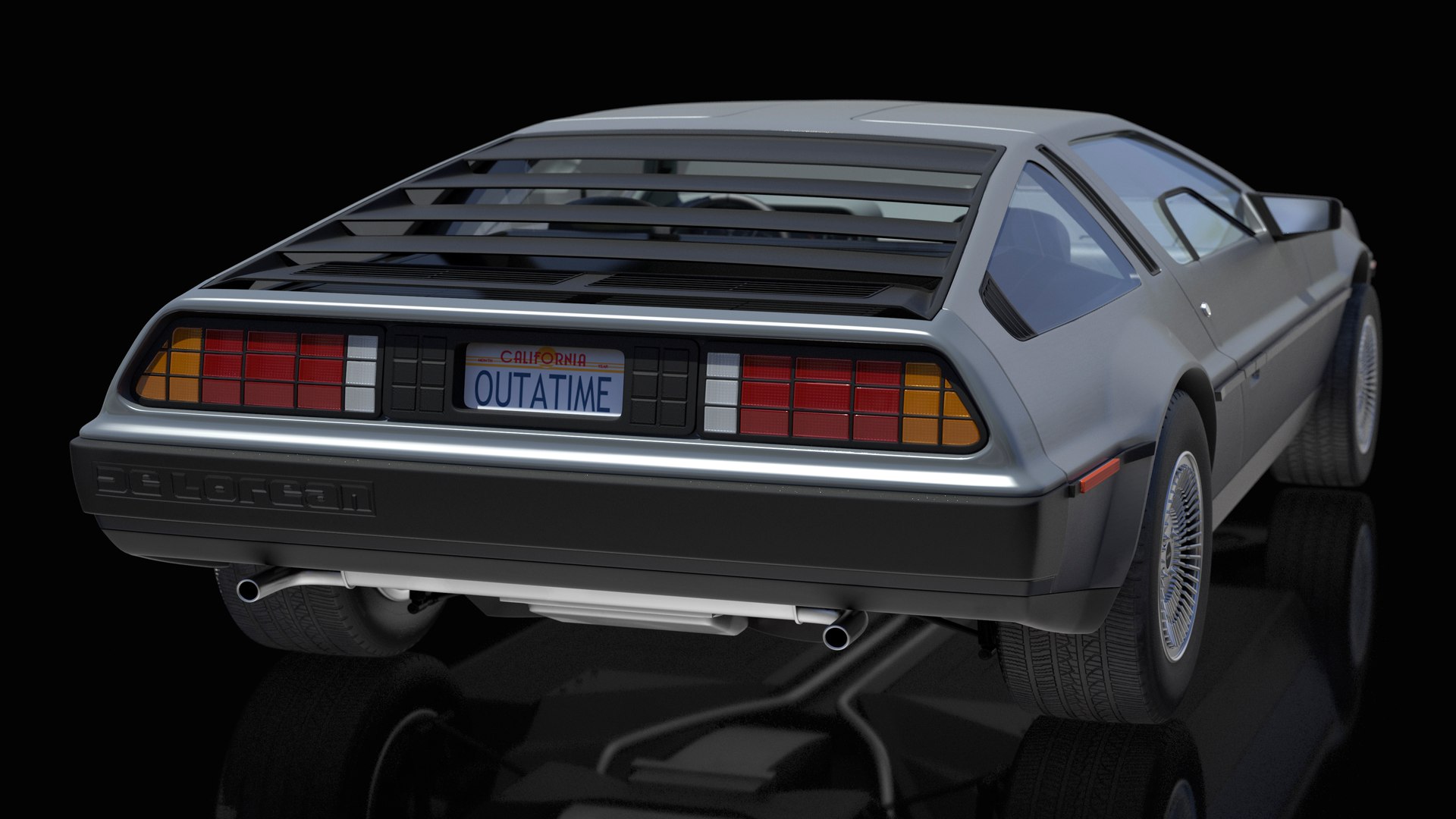 DeLorean DMC-12 Simple Interior 3D - TurboSquid 2070439
