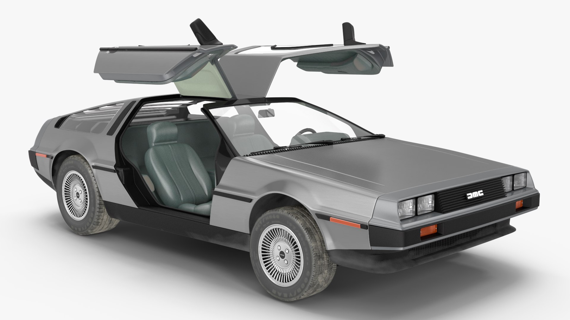 DeLorean DMC-12 Simple Interior 3D - TurboSquid 2070439
