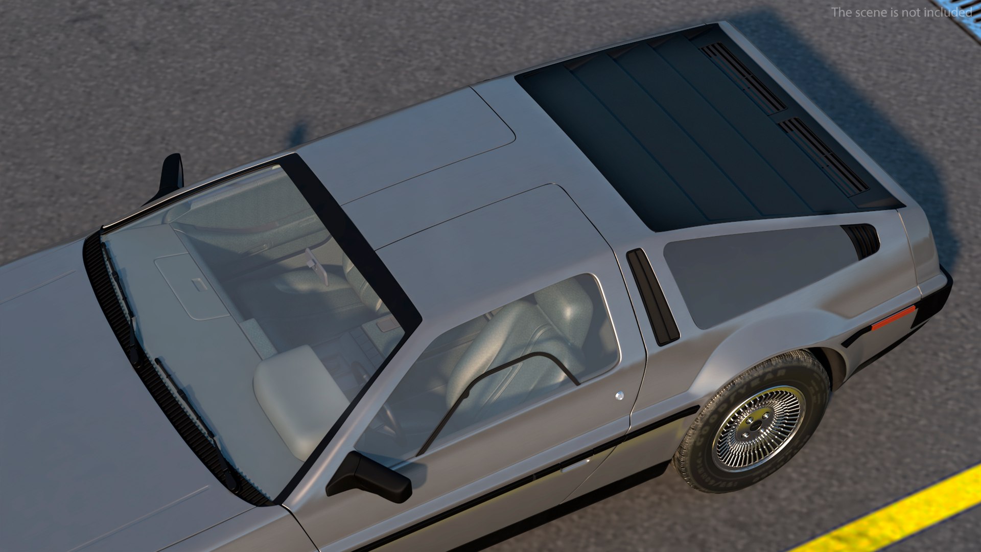 DeLorean DMC-12 Simple Interior 3D - TurboSquid 2070439