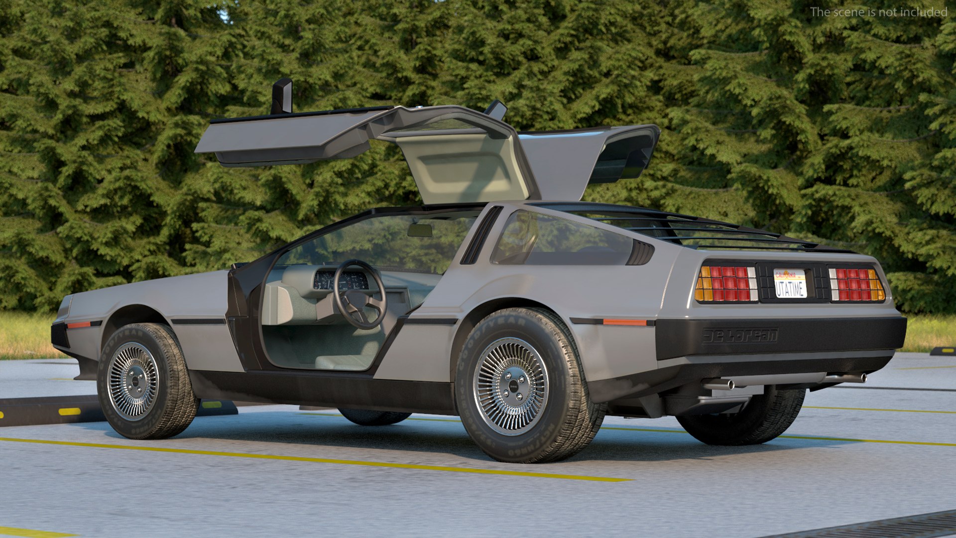DeLorean DMC-12 Simple Interior 3D - TurboSquid 2070439