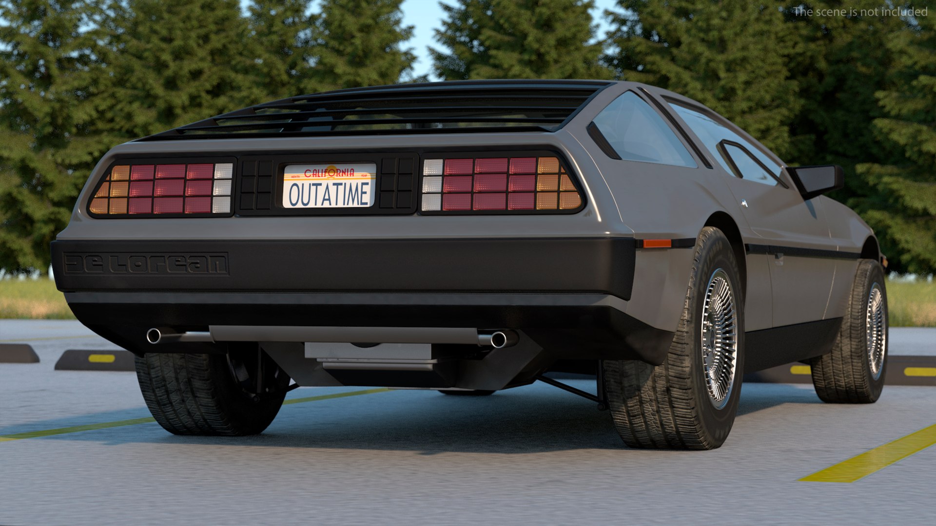 DeLorean DMC-12 Simple Interior 3D - TurboSquid 2070439