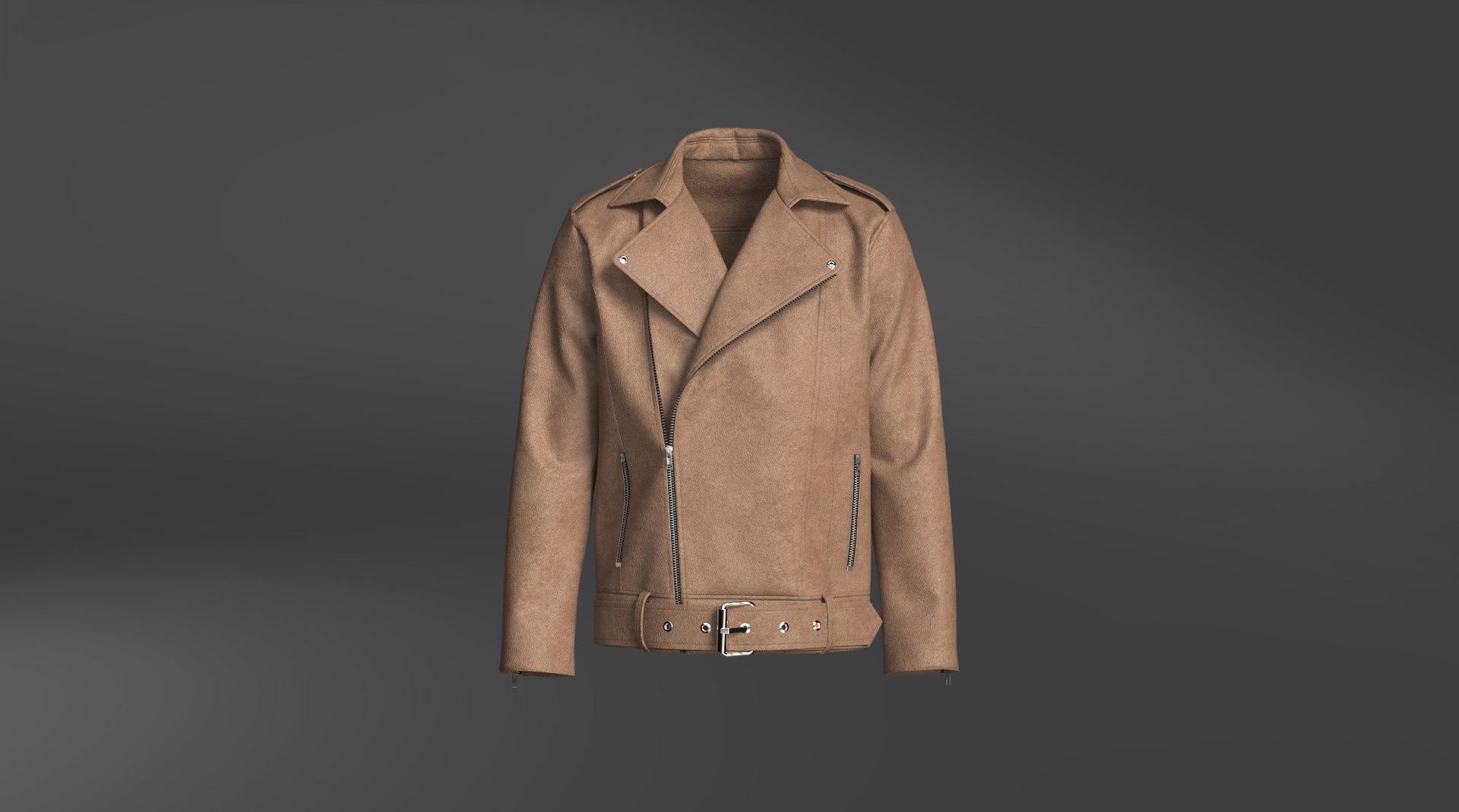 3D Mens Leather and Suede Jacket - TurboSquid 1982529