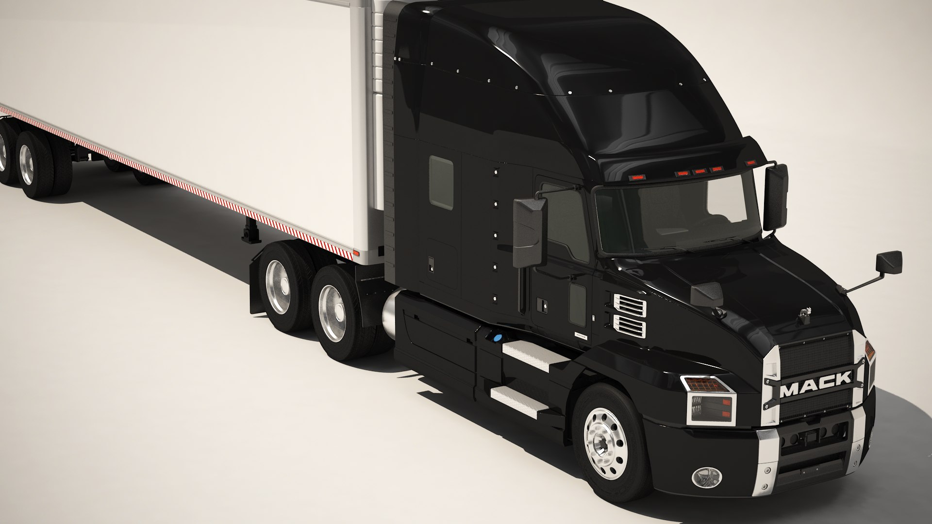 Mack anthem trailer 3D model - TurboSquid 1536923