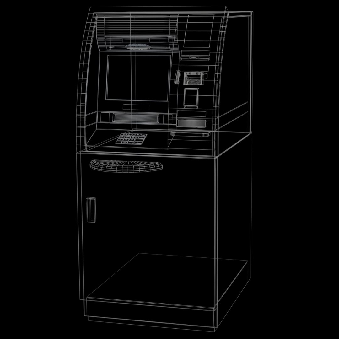 Teller Machine Atm Pc2100 3d Model