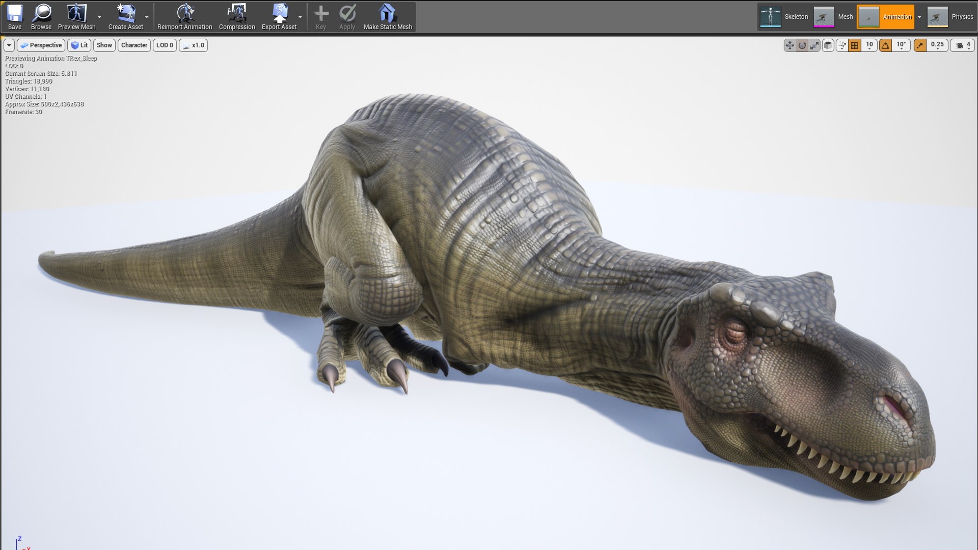 Rex rigged 3D - TurboSquid 1455994