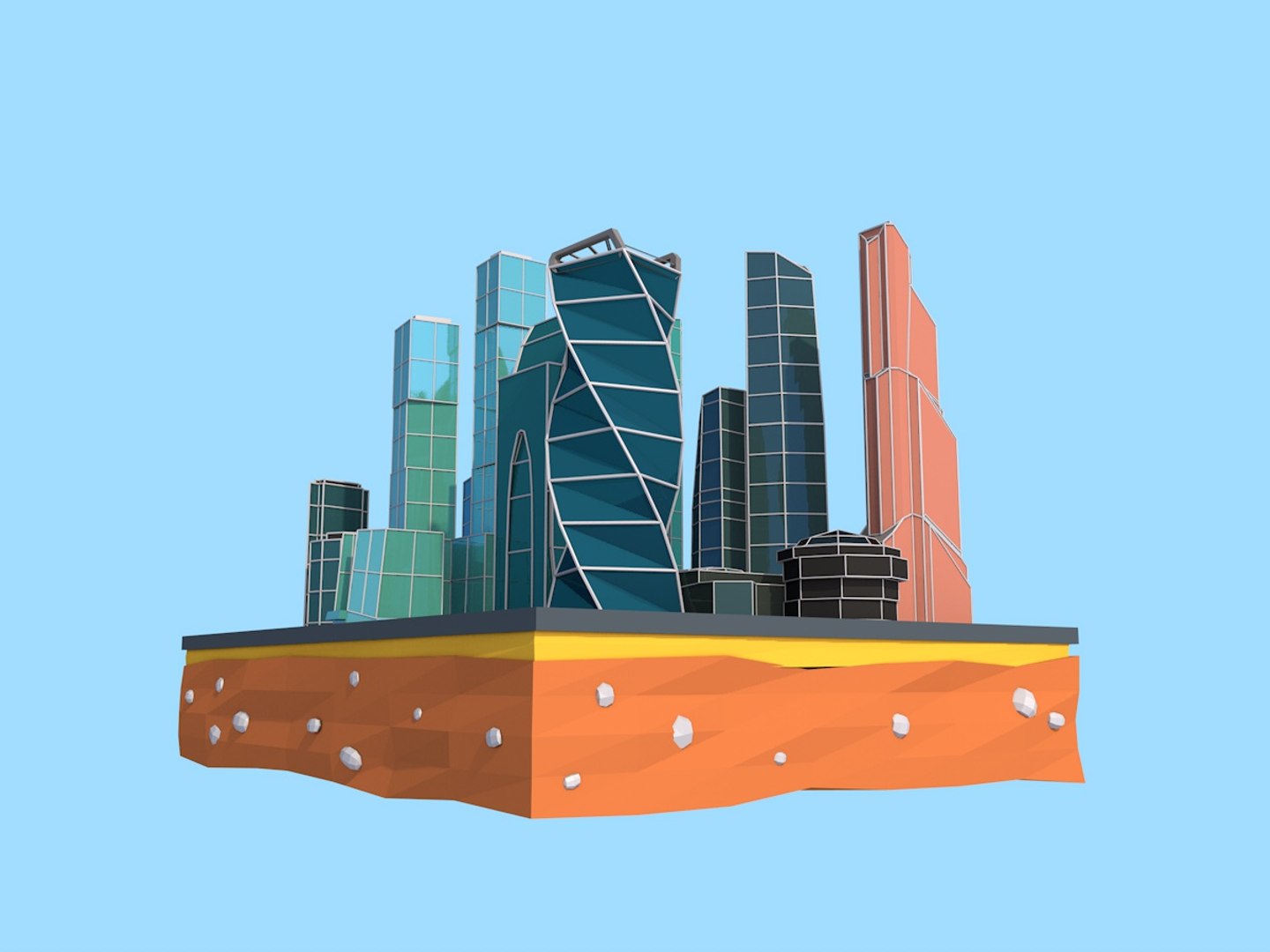 Moscow City Model - TurboSquid 1445716