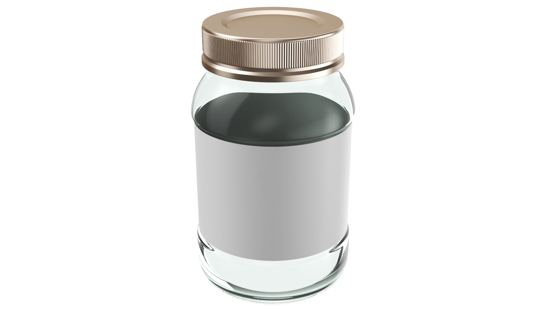 3D Model Empty Glass Jar - TurboSquid 1854498