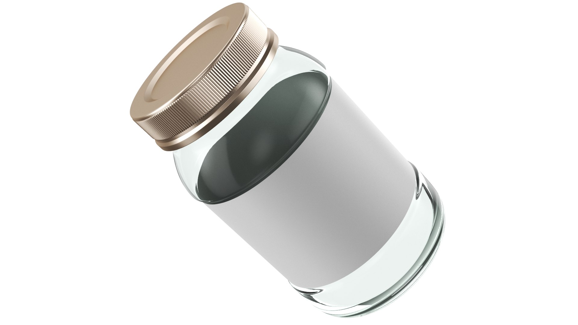 3D Model Empty Glass Jar - TurboSquid 1854498