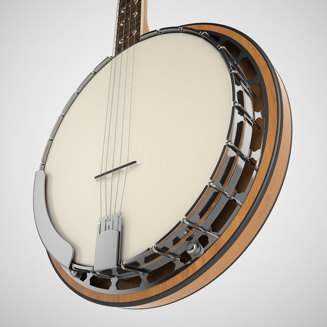 3d model banjo