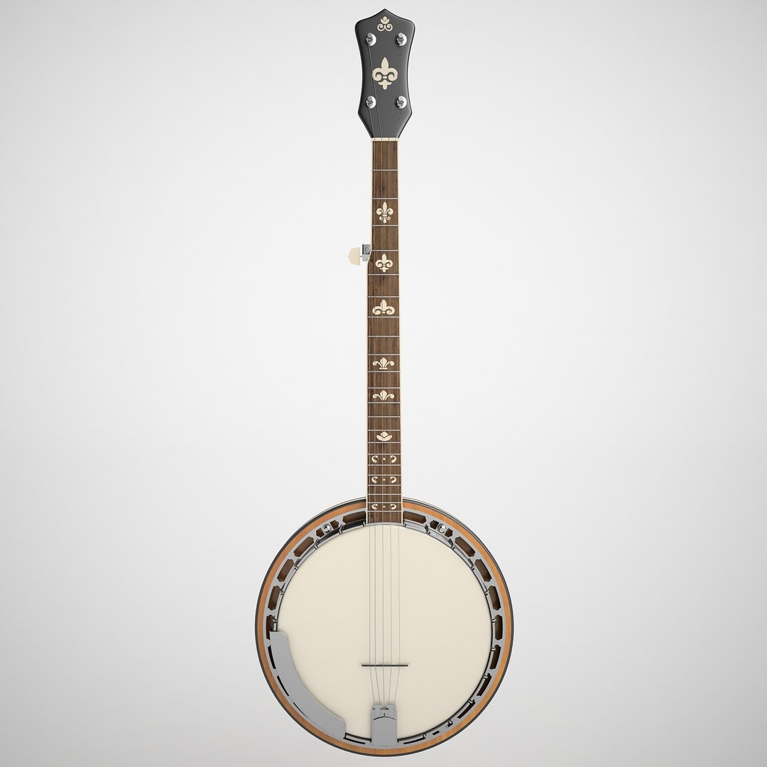 3d model banjo
