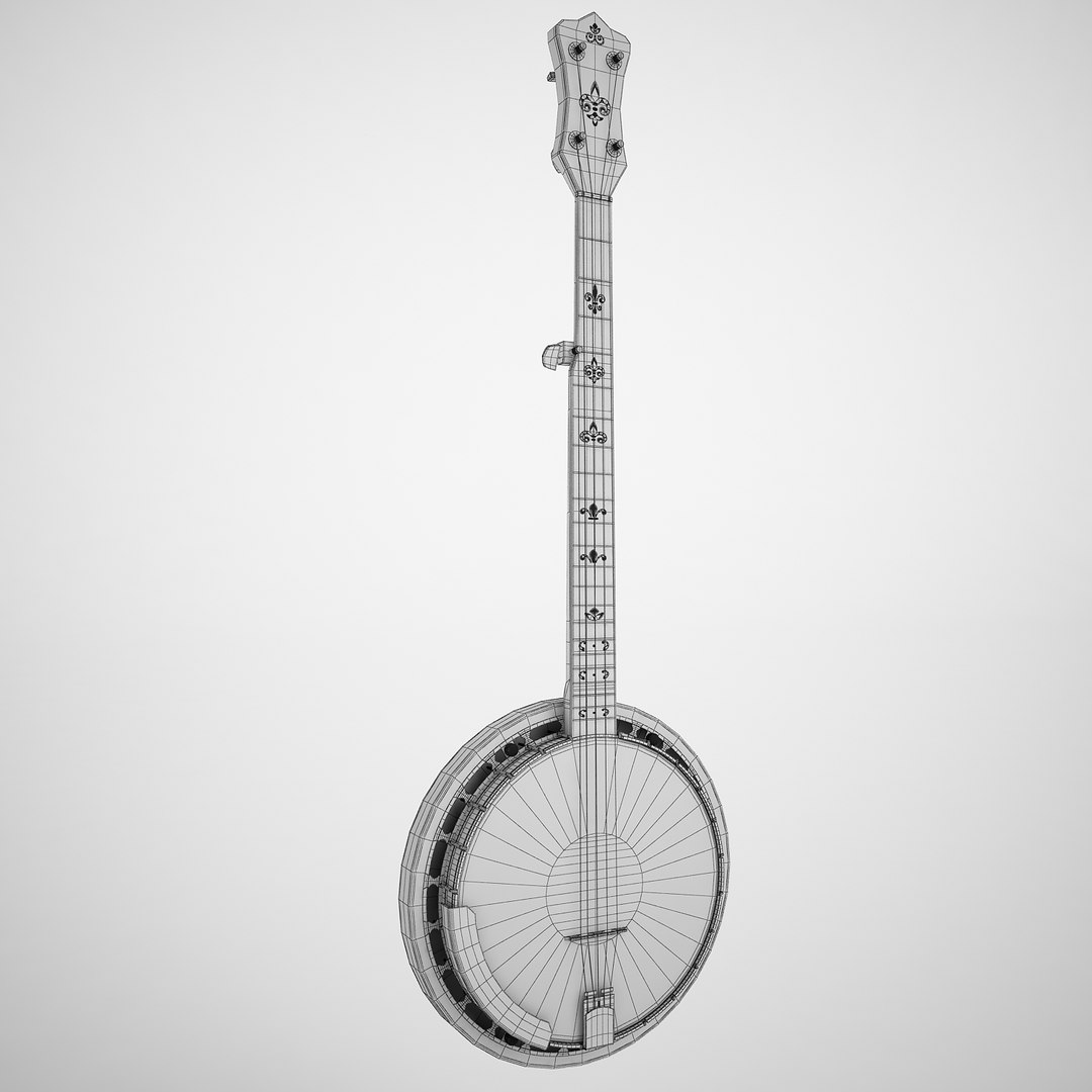 3d model banjo