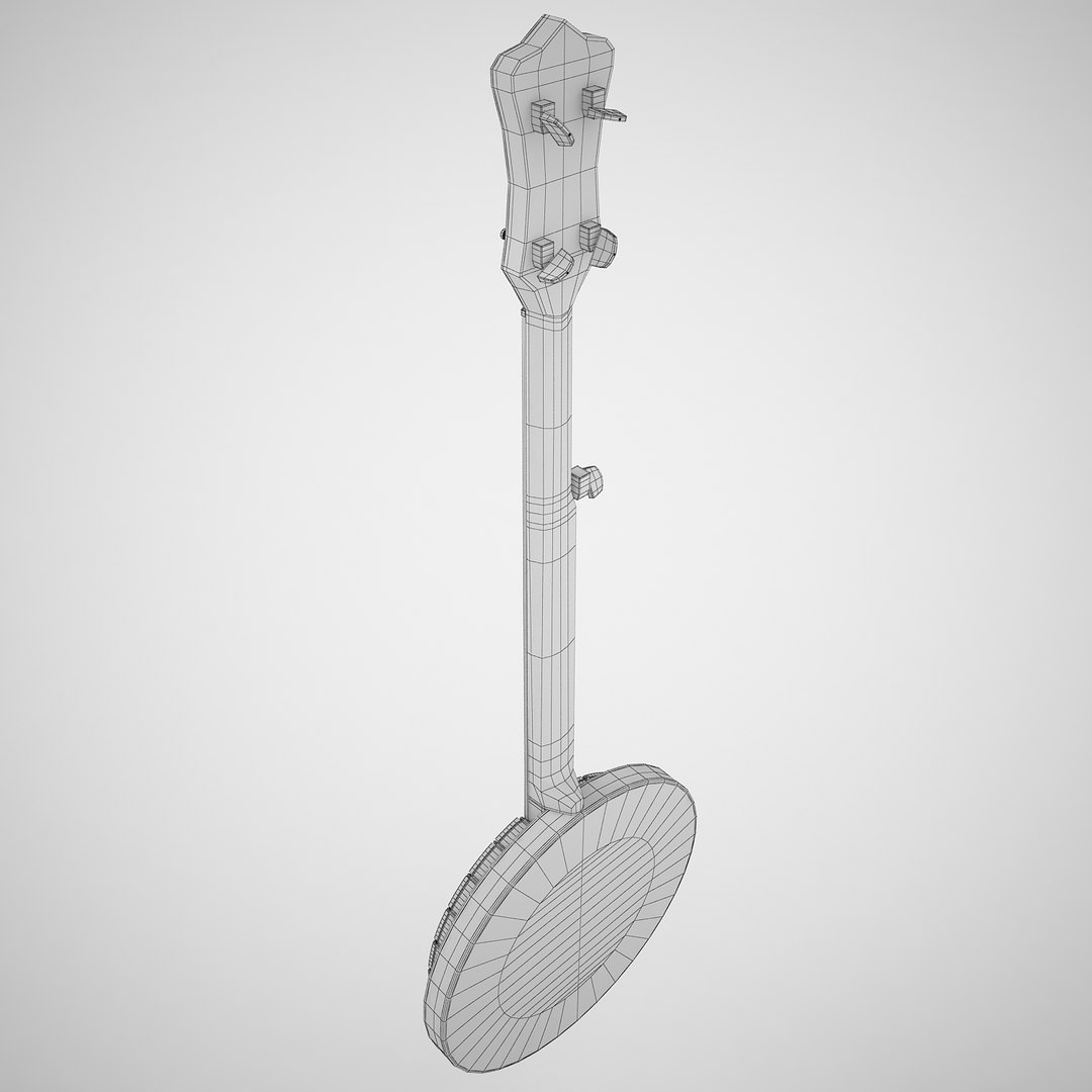 3d model banjo