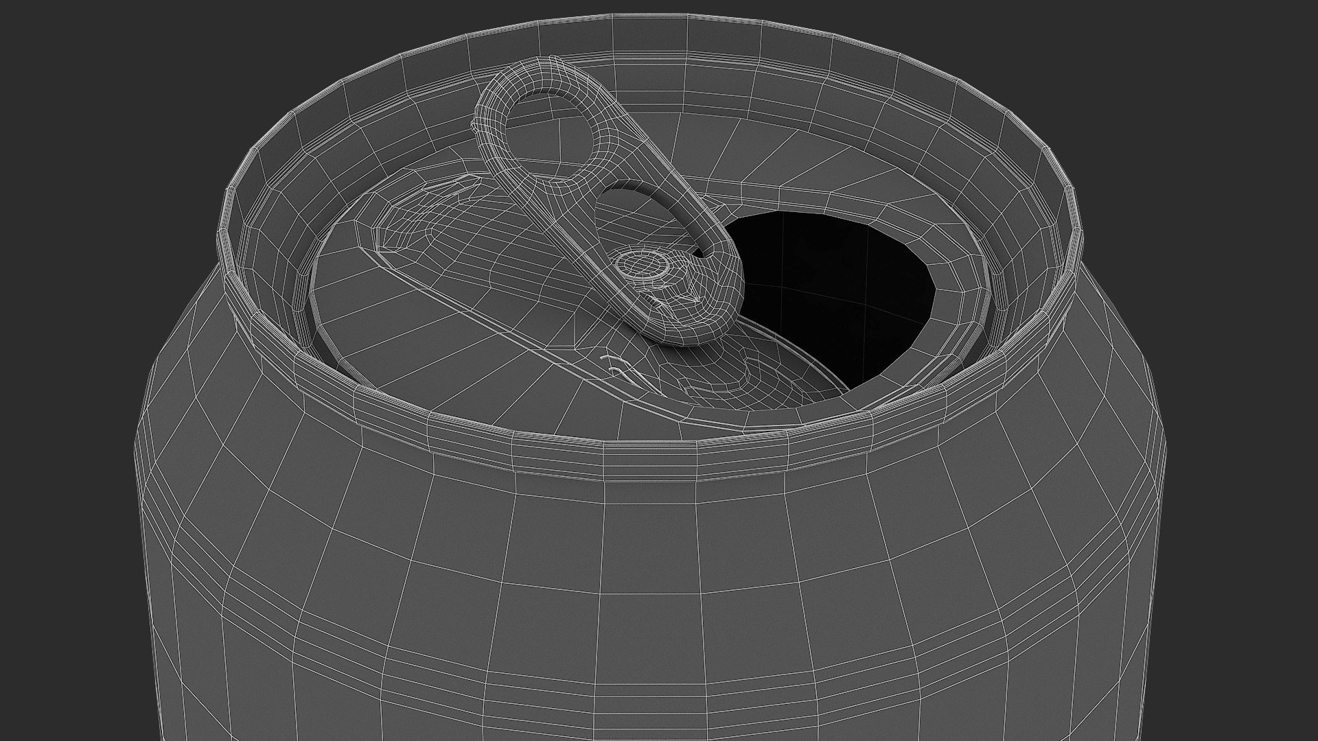 3D Opened Standard Can 568ML Model - TurboSquid 2155290