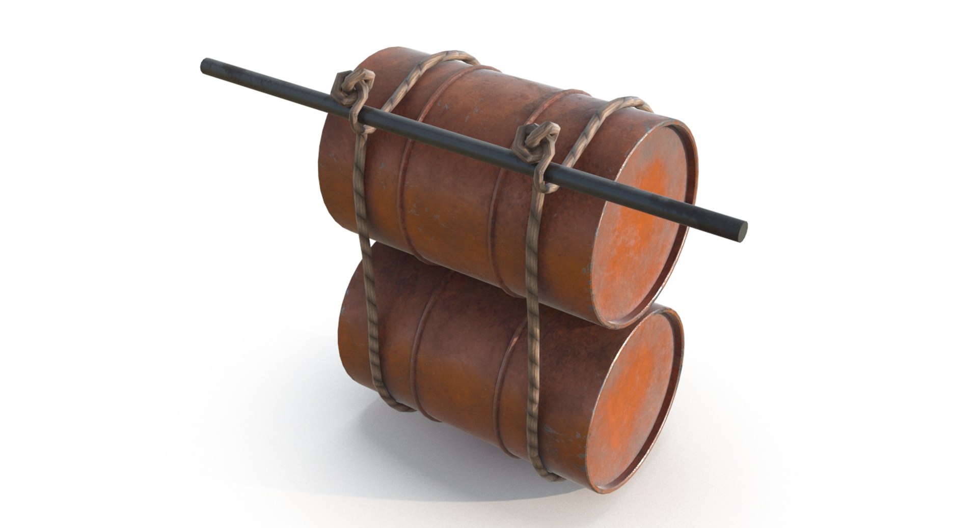 3D Rope Barrel - TurboSquid 1570624