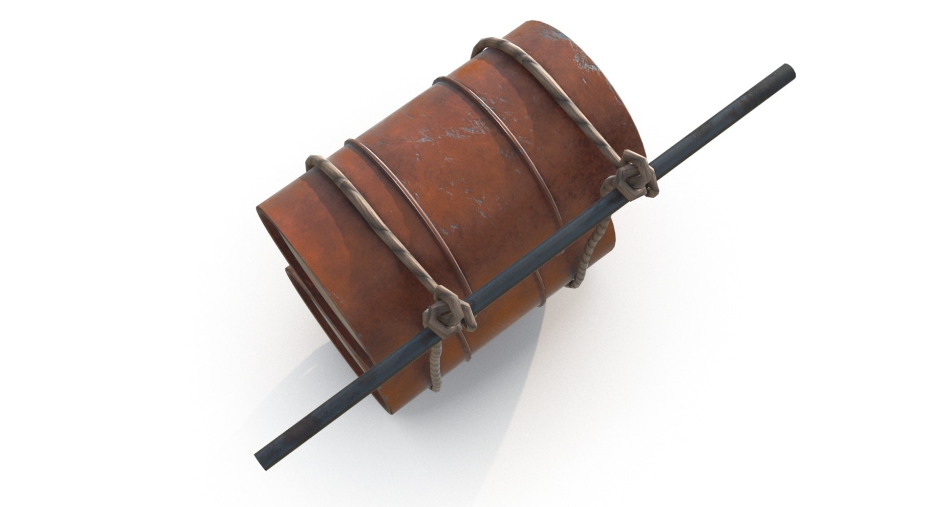 3D Rope Barrel - TurboSquid 1570624