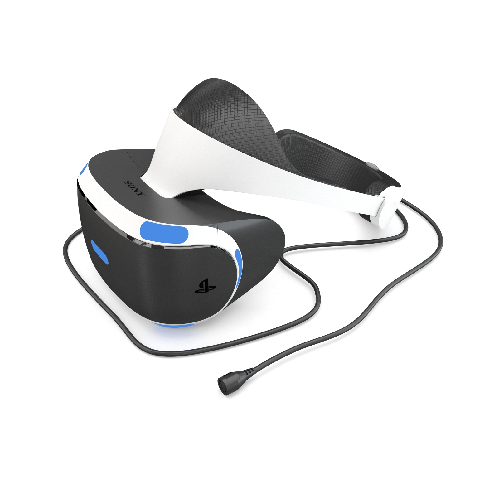 sony playstation vr 3d model