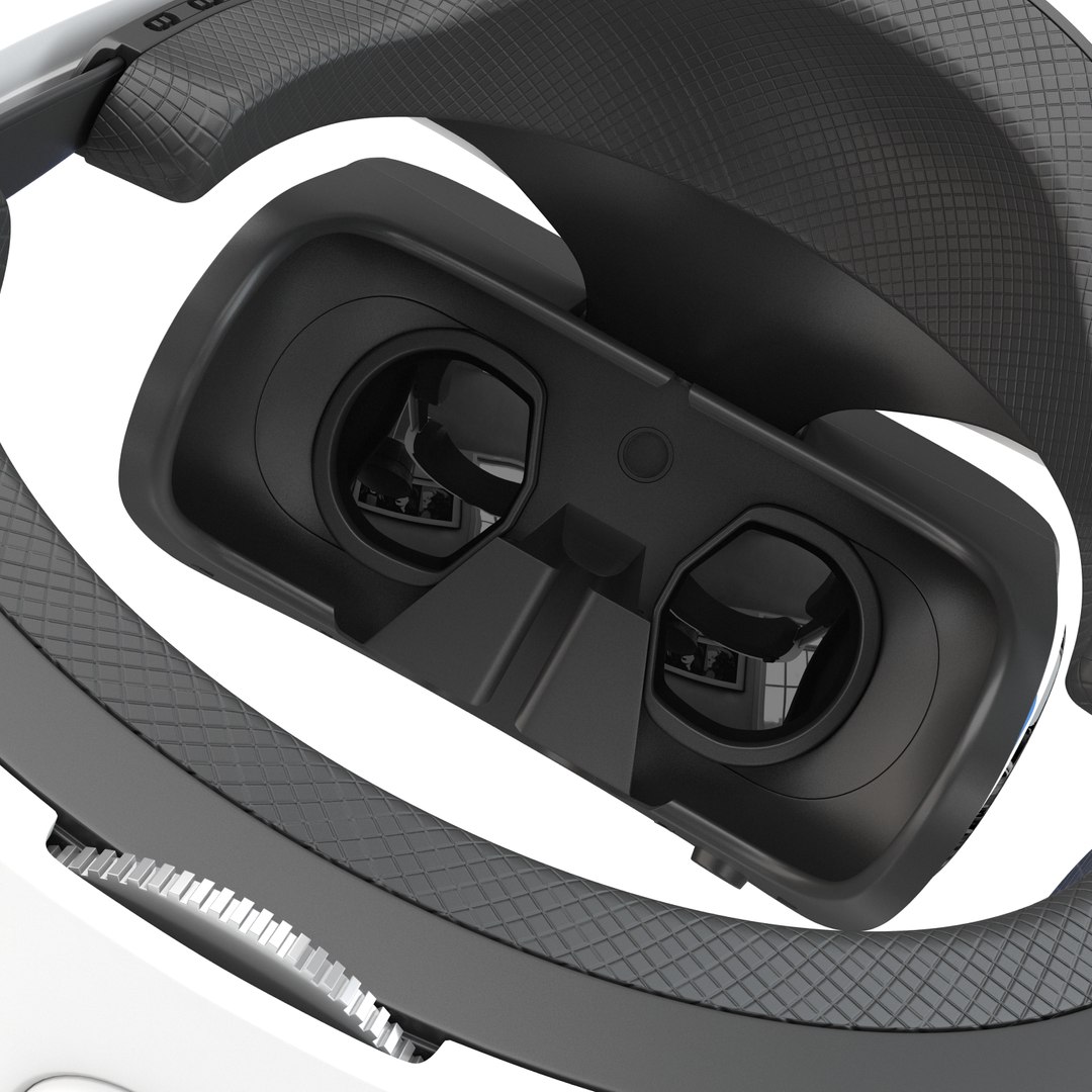 sony playstation vr 3d model