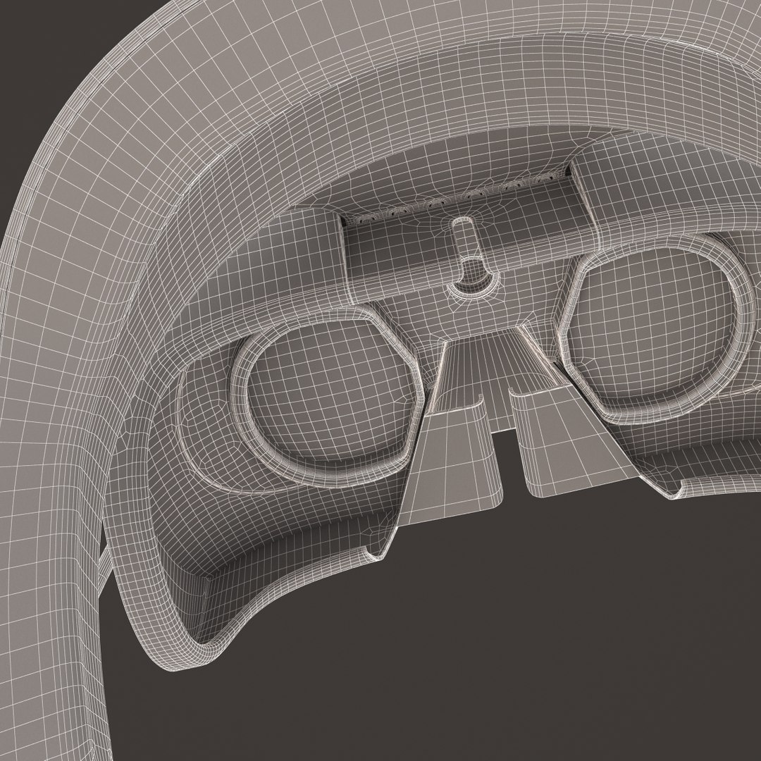 sony playstation vr 3d model