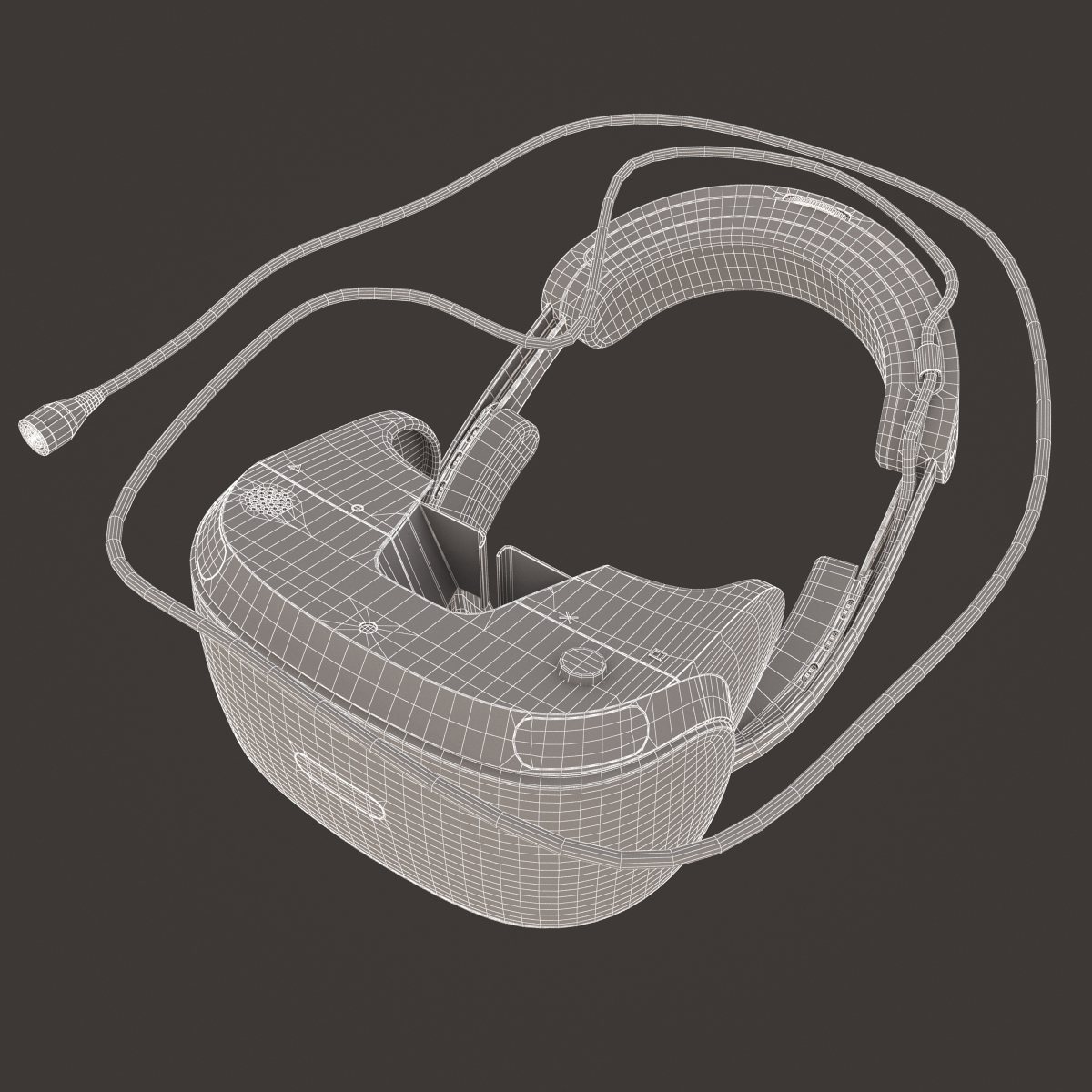 sony playstation vr 3d model