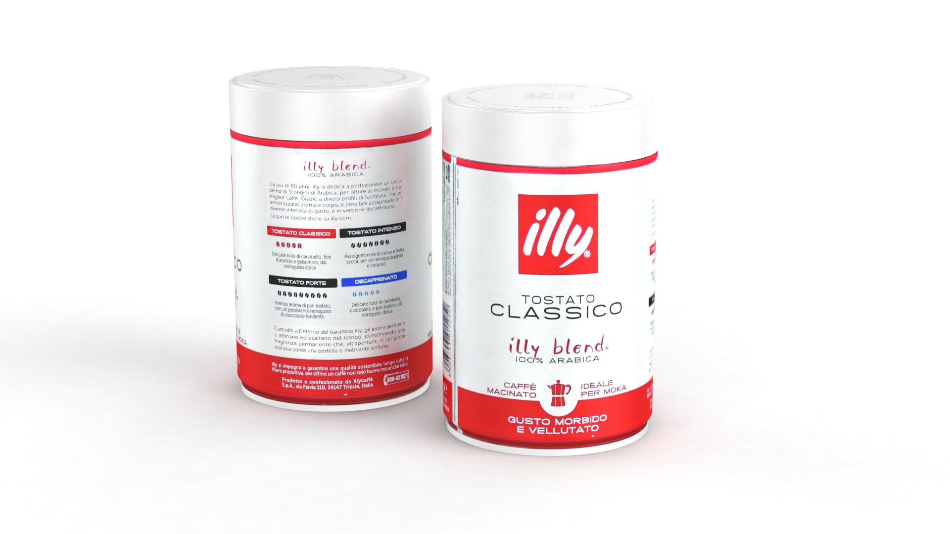 3D Coffe Can Illy 250g 2021 Collection model - TurboSquid 1746441