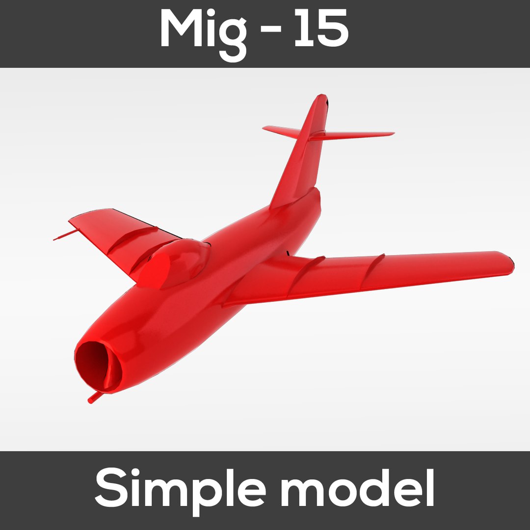 Mig-15 Simple - Obj