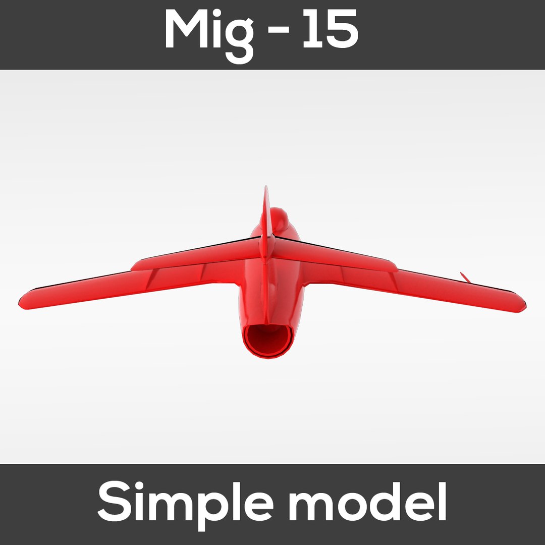 Mig-15 Simple - Obj