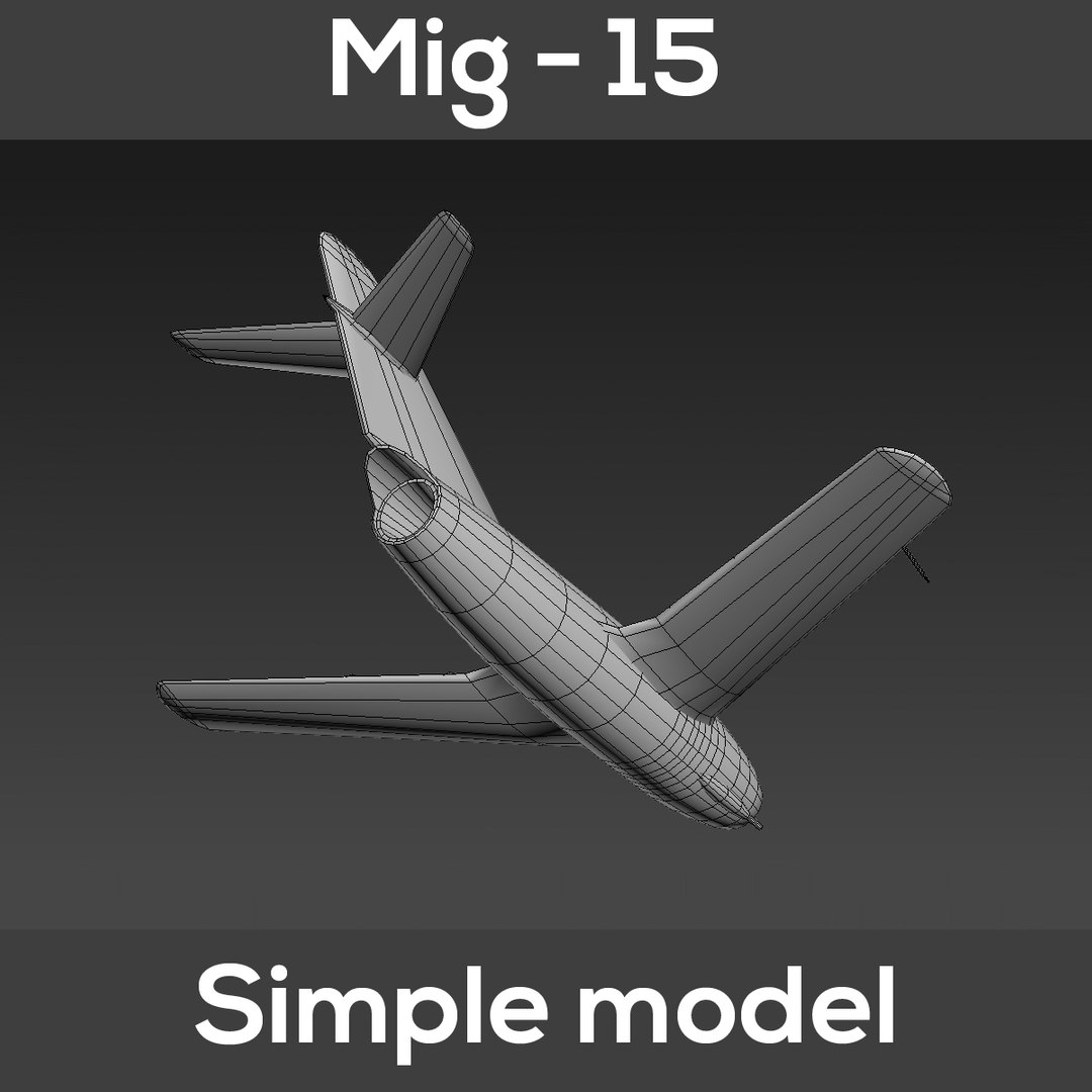 Mig-15 Simple - Obj